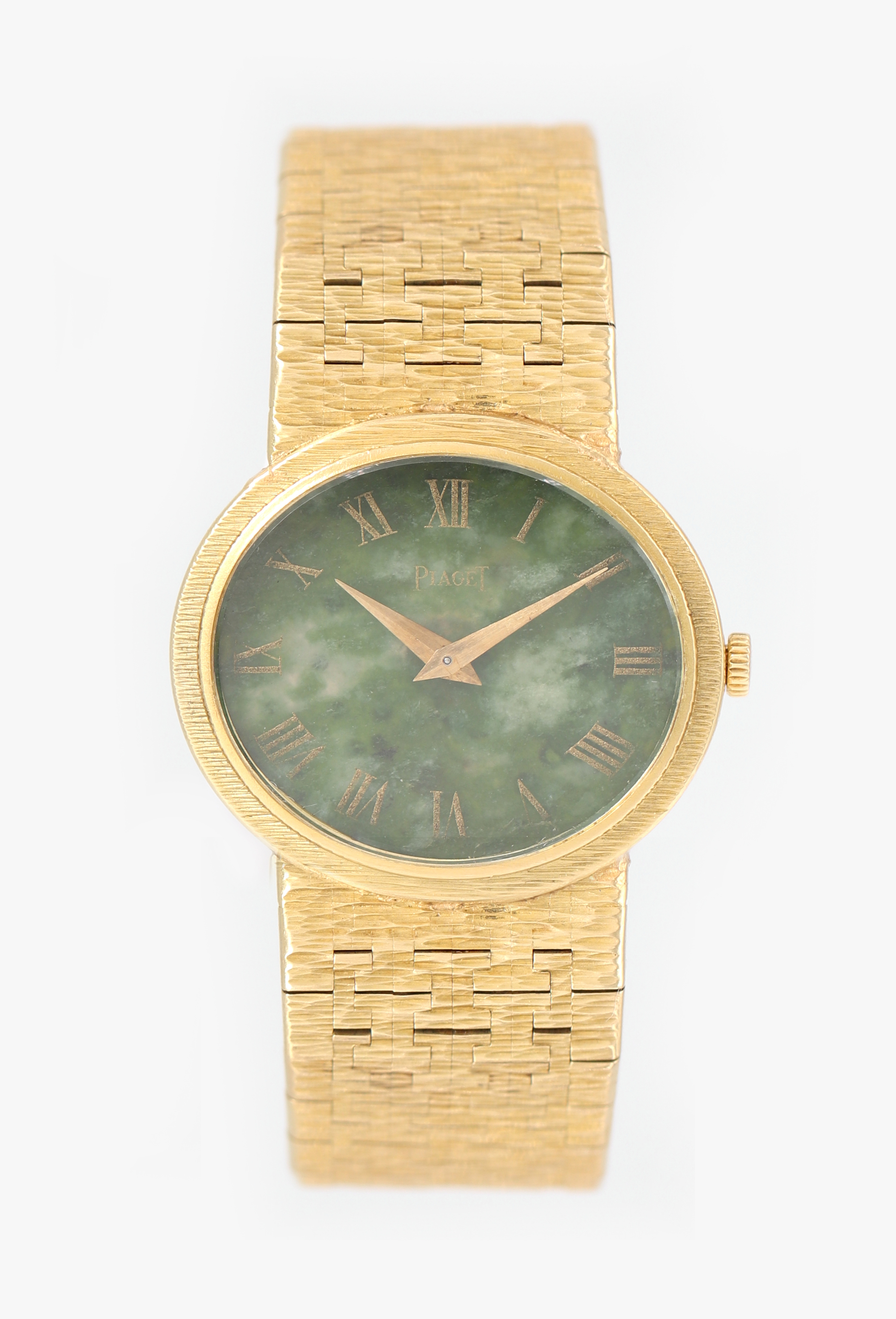 Ultra Rare 1970s 18k Yellow Gold & Jade Watch | Authentic & Vintage | ReSee