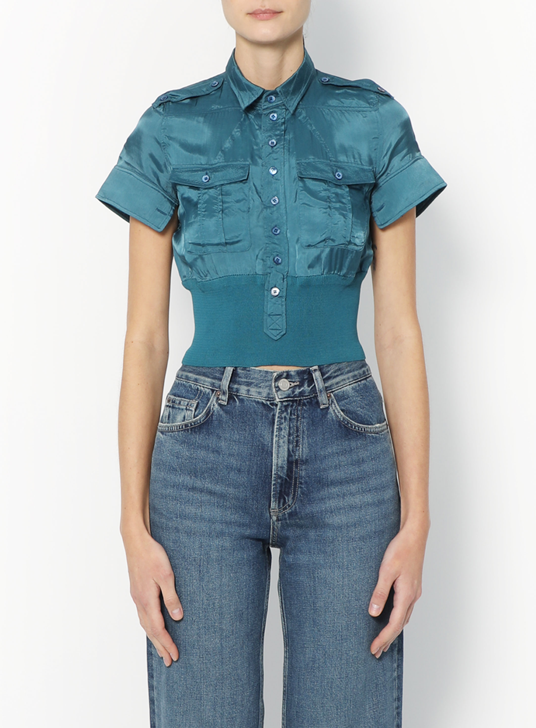 Cropped Scuba Top| Authentic & Vintage | ReSee