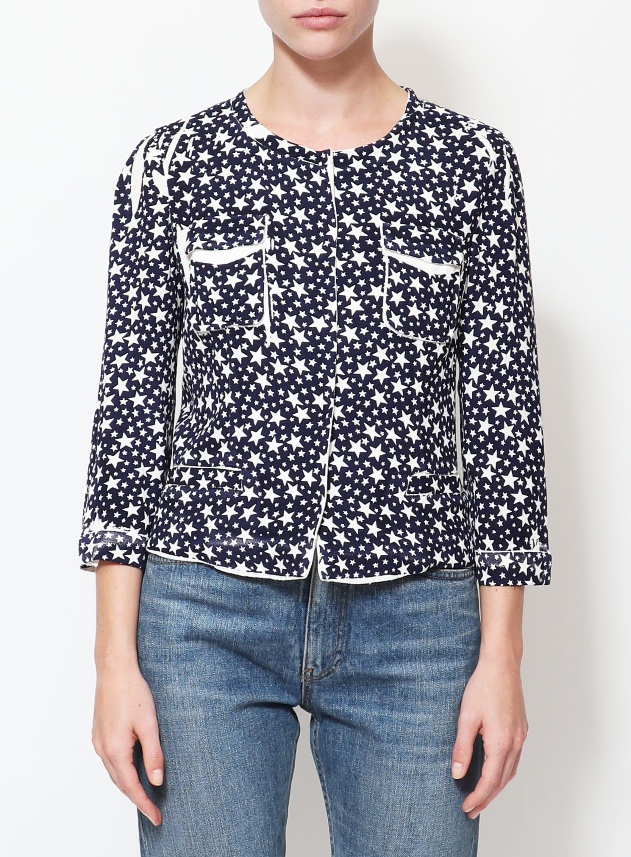 Early 2000s Printed Crêpe Top | Authentic & Vintage | ReSee