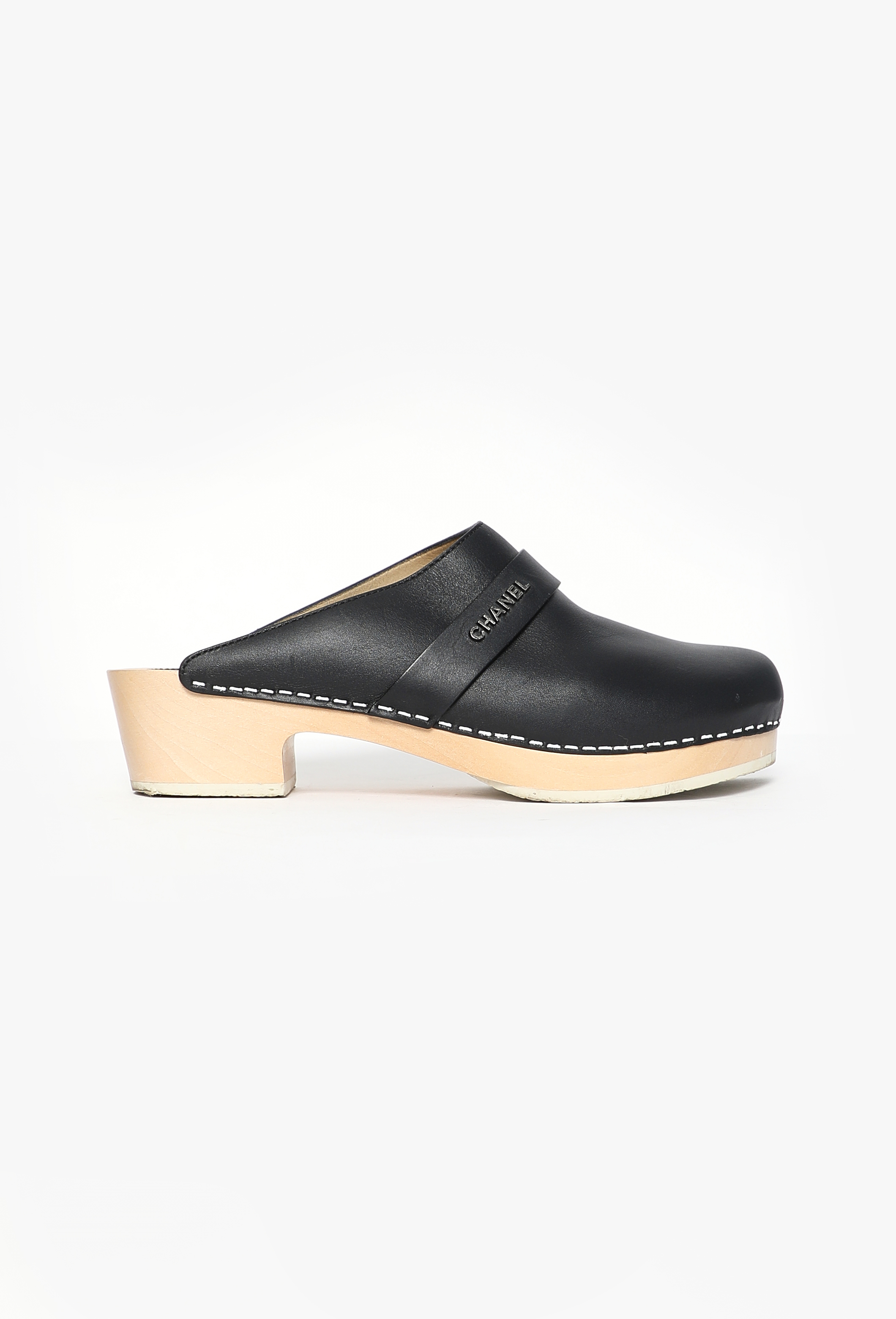 2012 Leather Platform Clogs - Chanel | ReSee