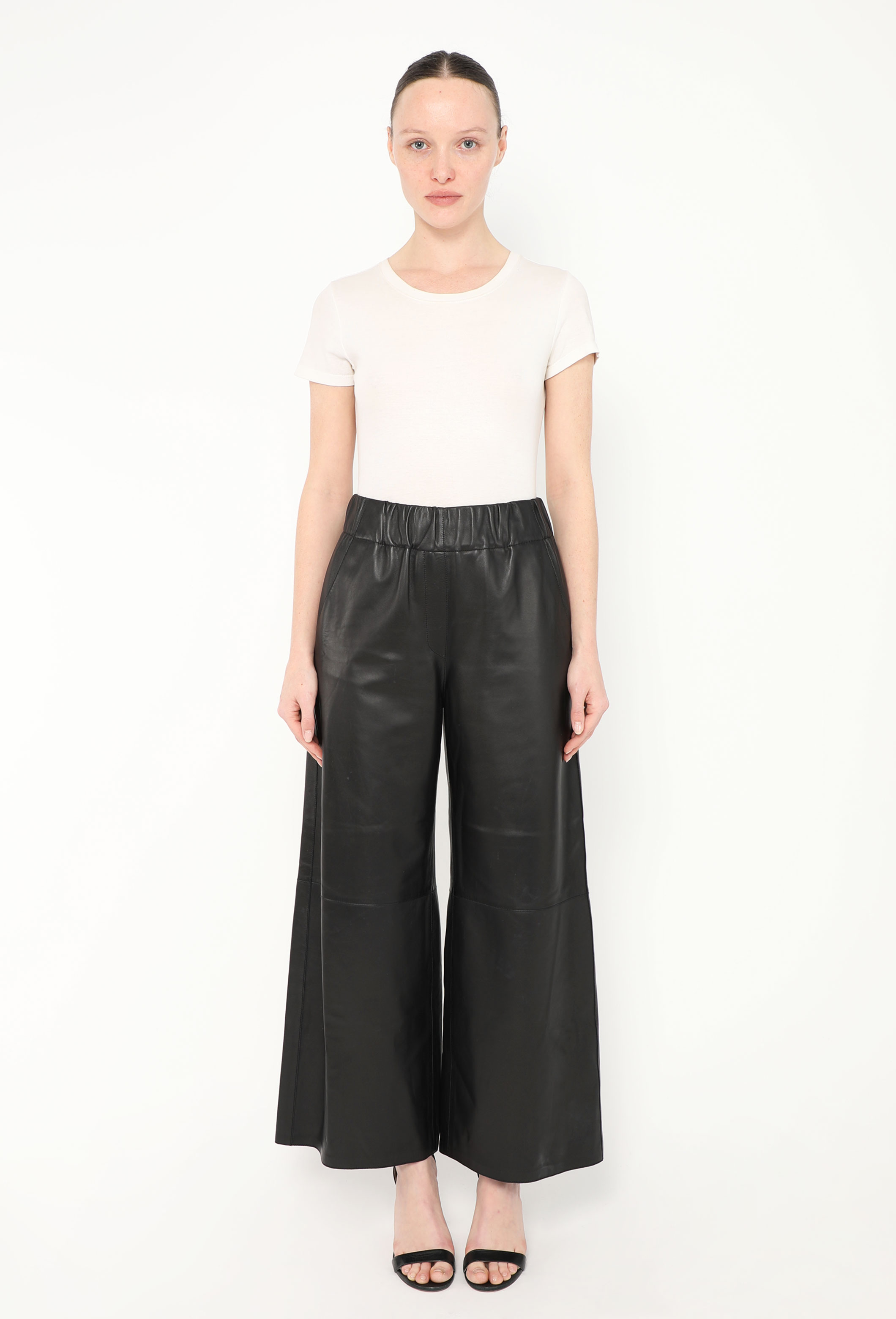 F/W 2019 Wide-Leg Lambskin Trousers - Loewe | Authentic & Vintage | ReSee