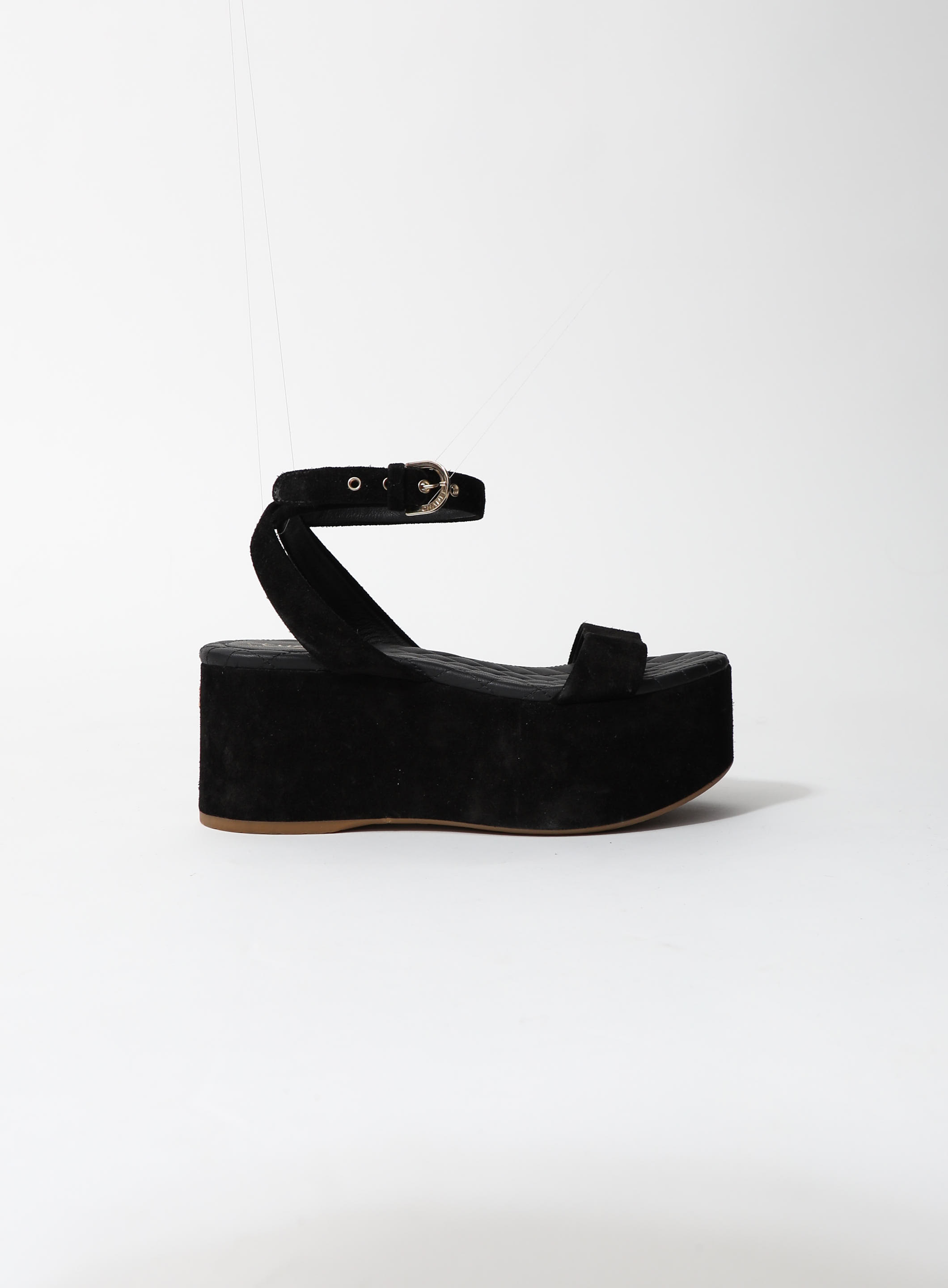 Ankle Strap Suede Platforms | Authentic & Vintage | ReSEE