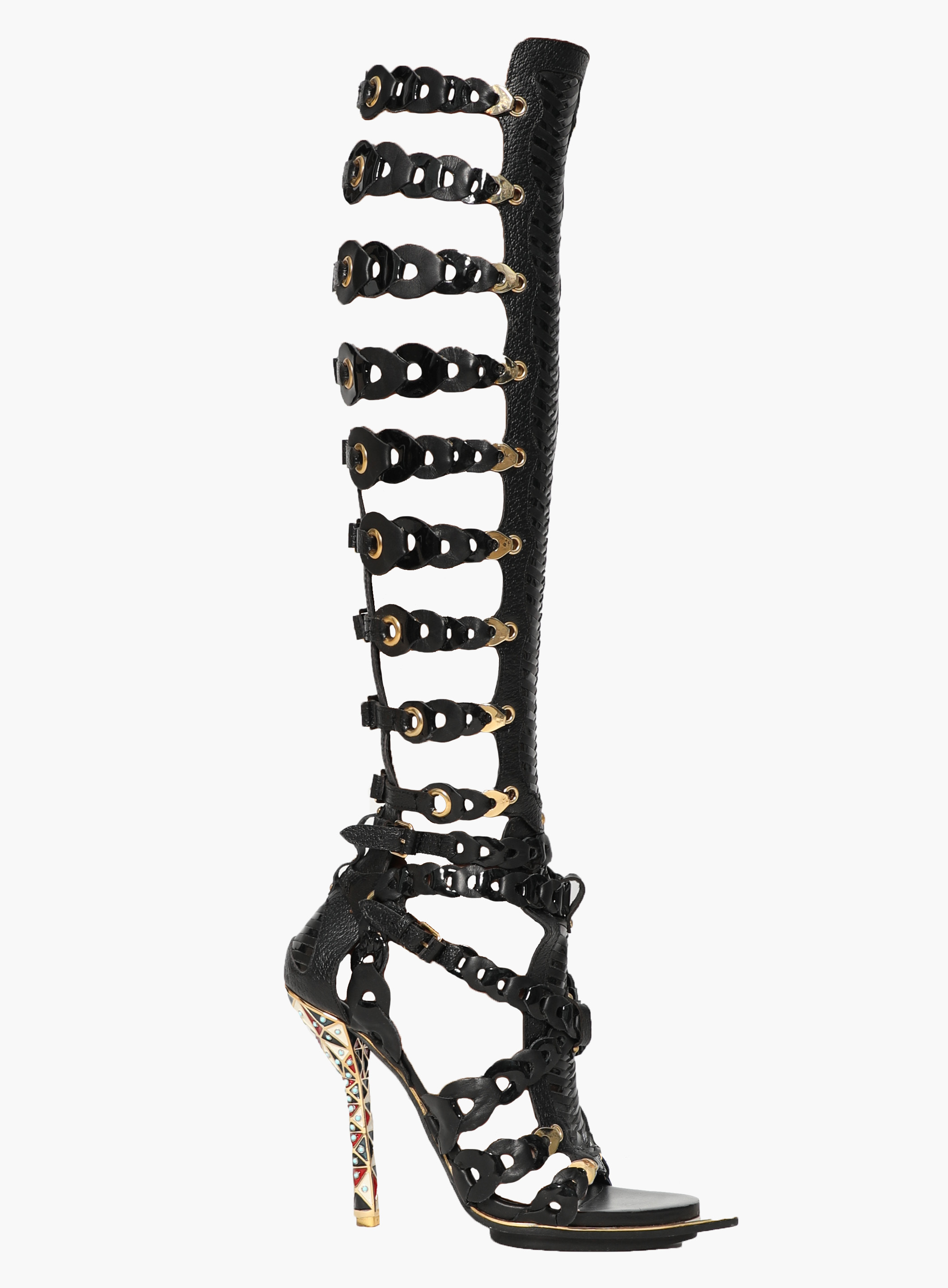 S/S 2008 Mosaic Gladiator Boots | Authentic & Vintage | ReSee