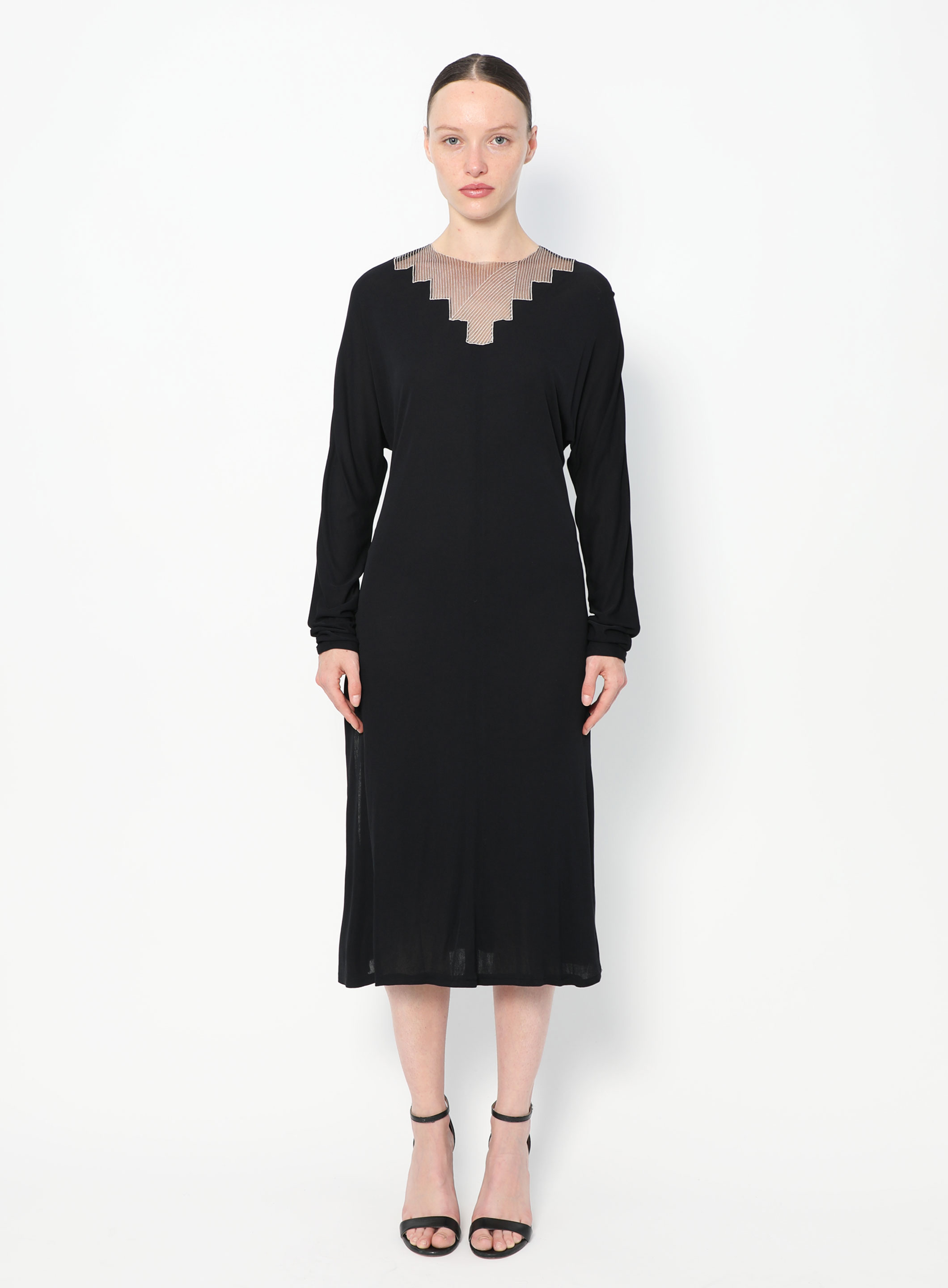 F/W 1979 Embroidered Slit Dress | Authentic & Vintage | ReSee