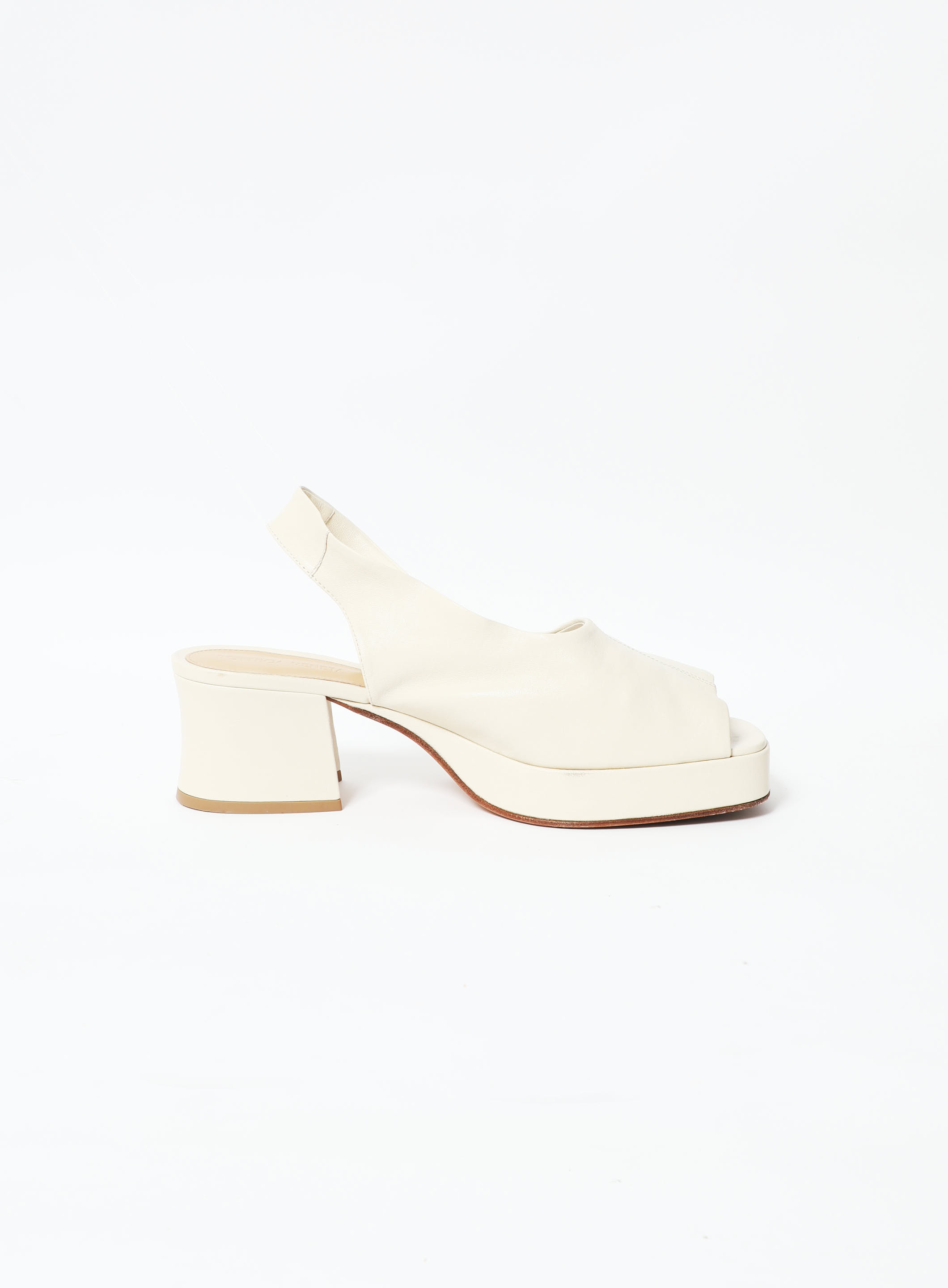 S/S 2021 'Stack' Leather Slingback | Authentic & Vintage | ReSEE