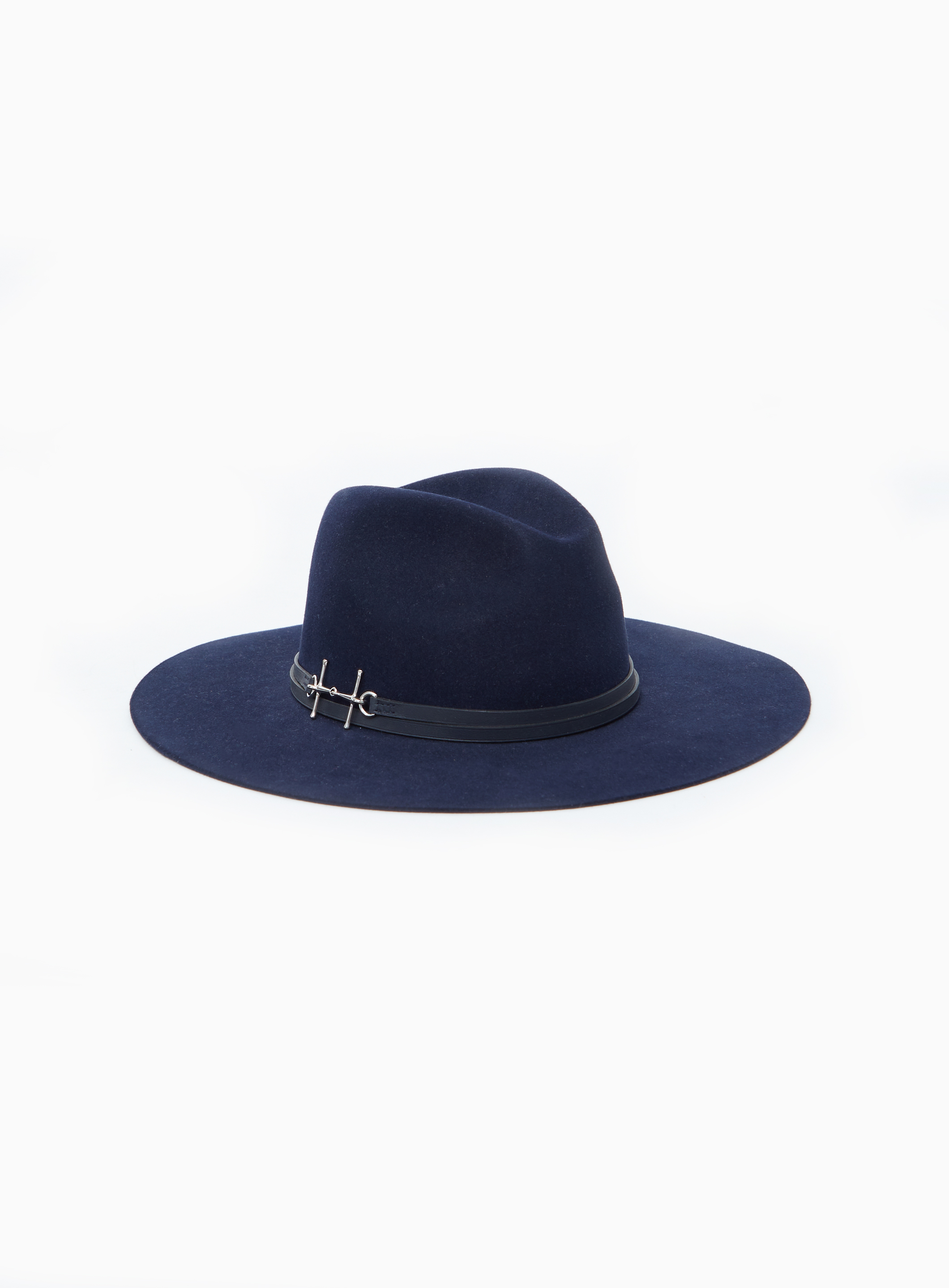 Leather Trim Felt Hat | Authentic & Vintage | ReSee