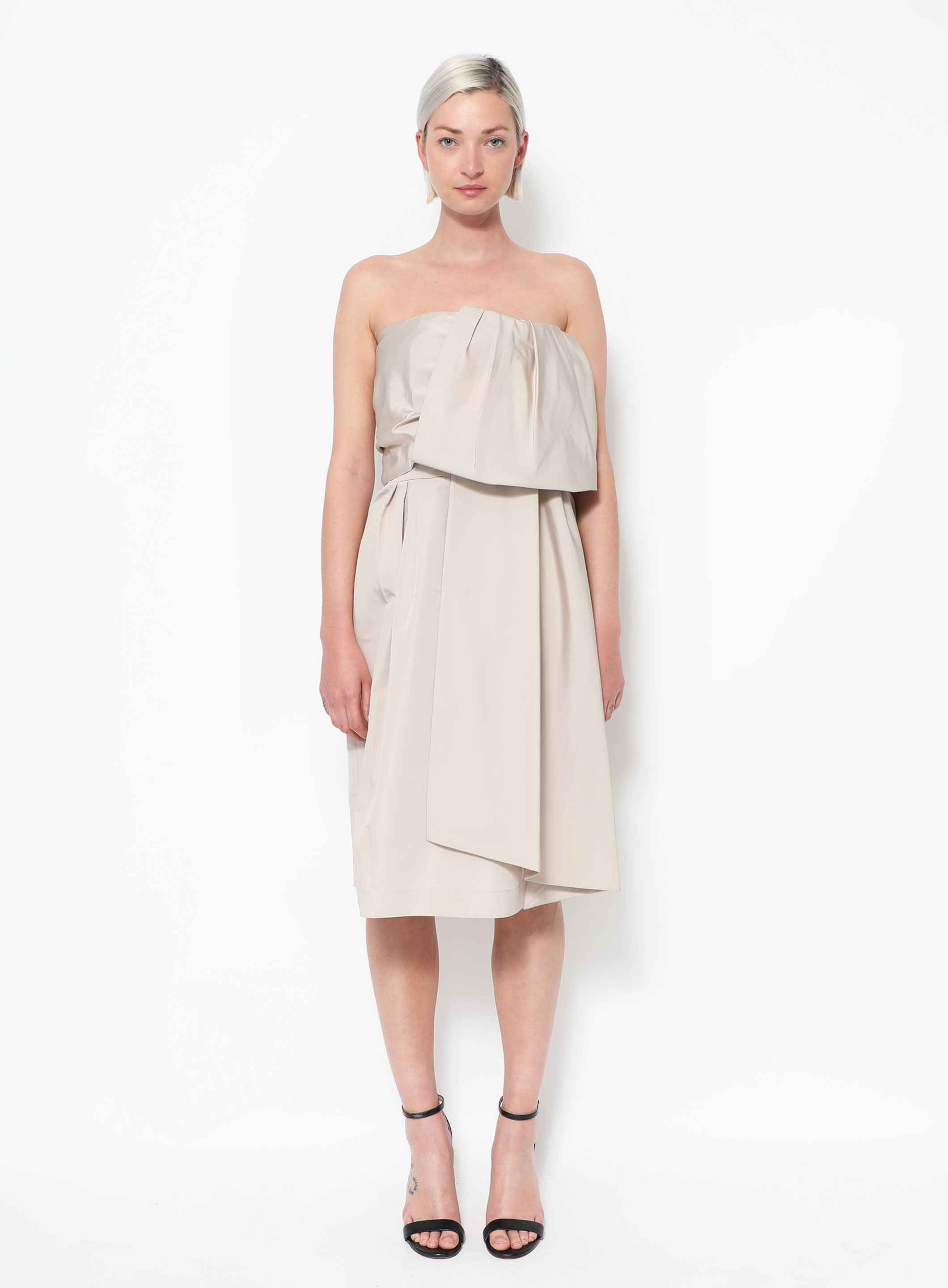 Draped Silk Bustier Dress | Authentic & Vintage | ReSee