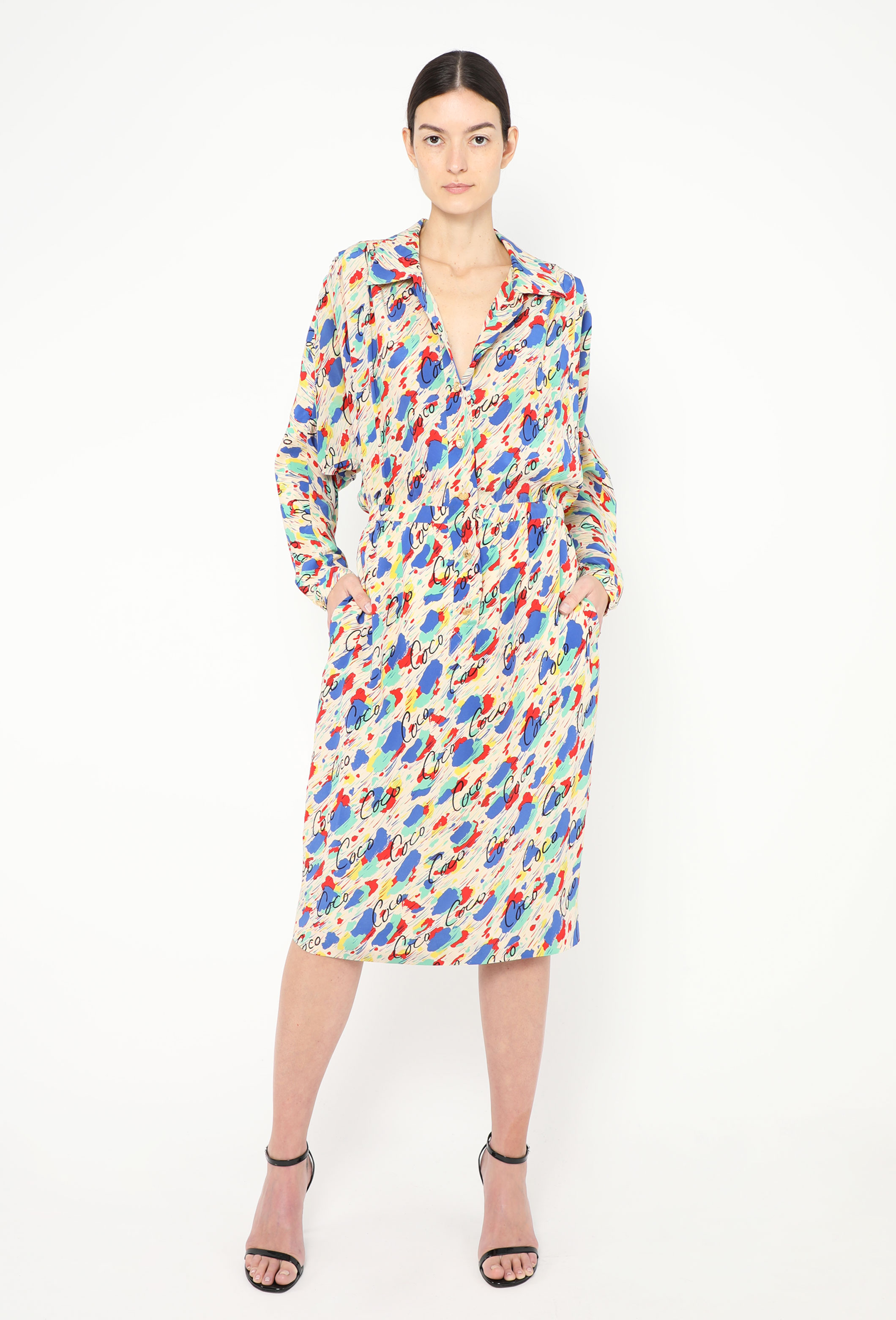 S/S 1986 ‘Coco’ Silk Dress | Authentic & Vintage | ReSee