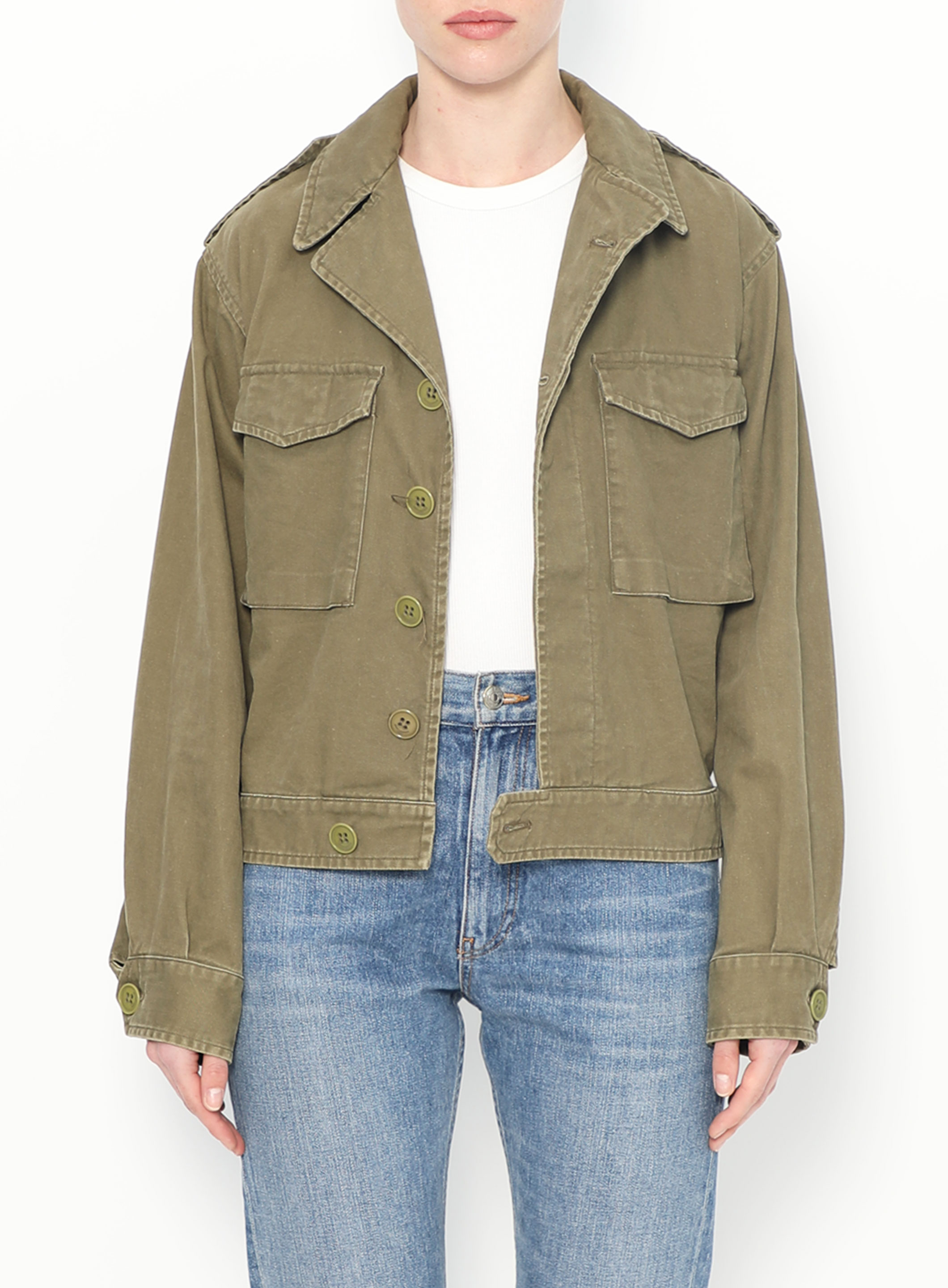 Cropped Cargo Jacket | Authentic & Vintage | ReSEE