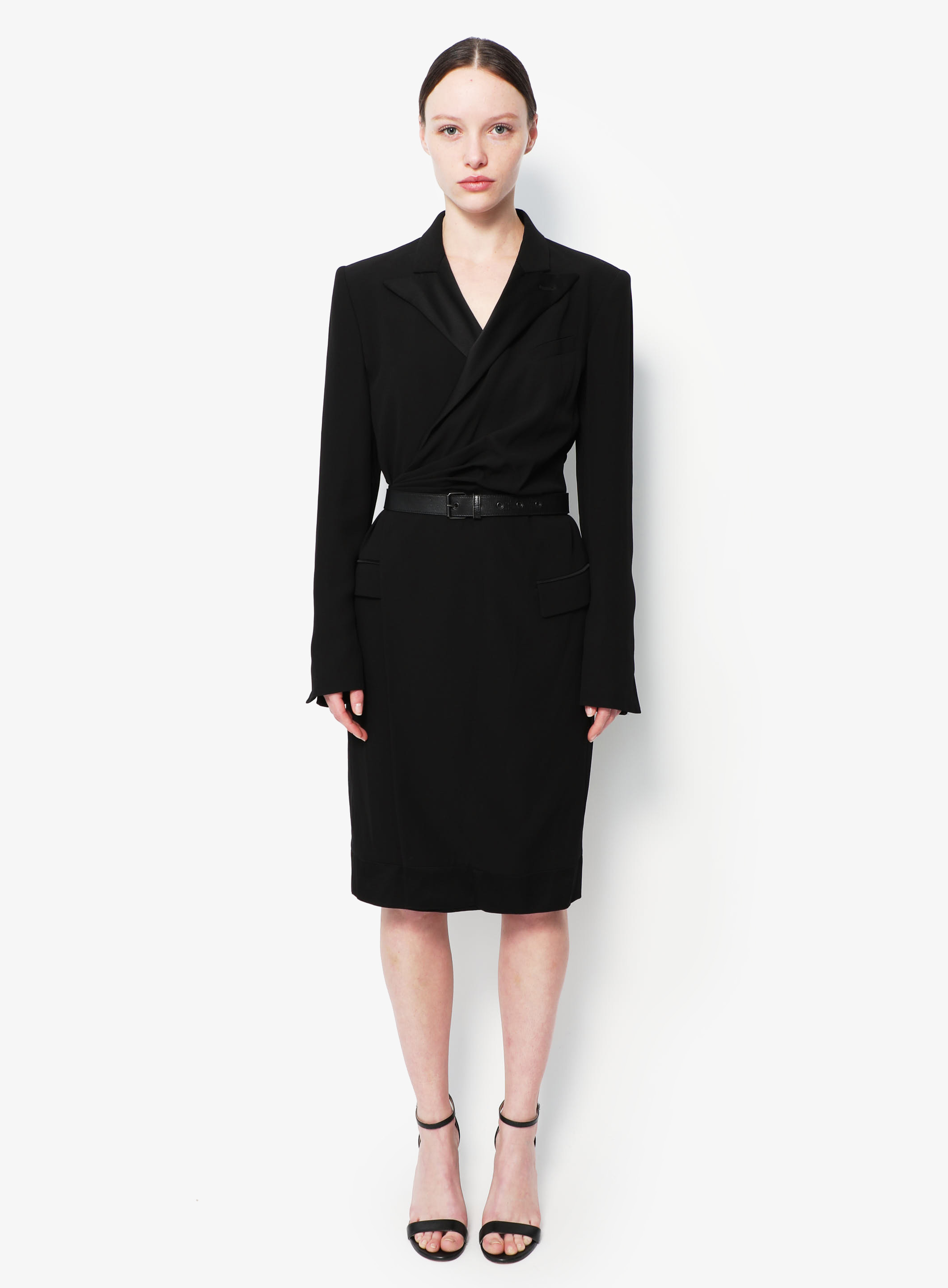 90s Belted Smoking Dress | Authentic & Vintage | ReSee