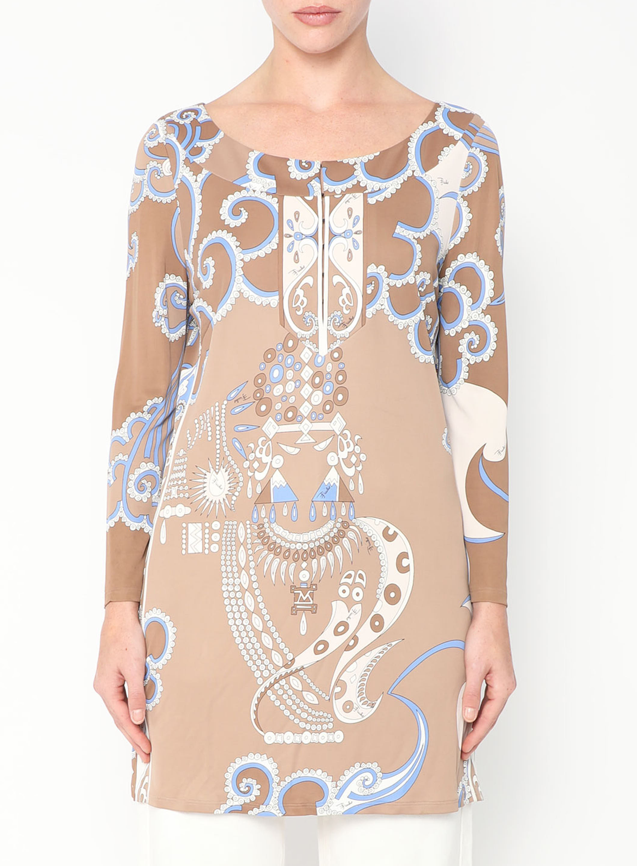 Geometric Printed Tunic | Authentic & Vintage | ReSee