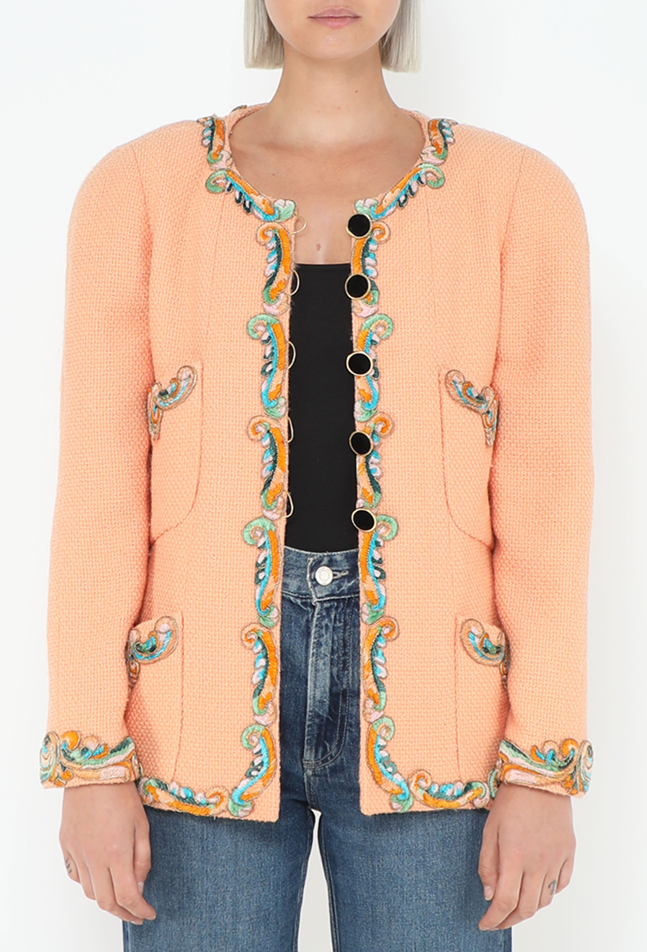 Early '90s Embroidered Tweed Jacket - Chanel | ReSee