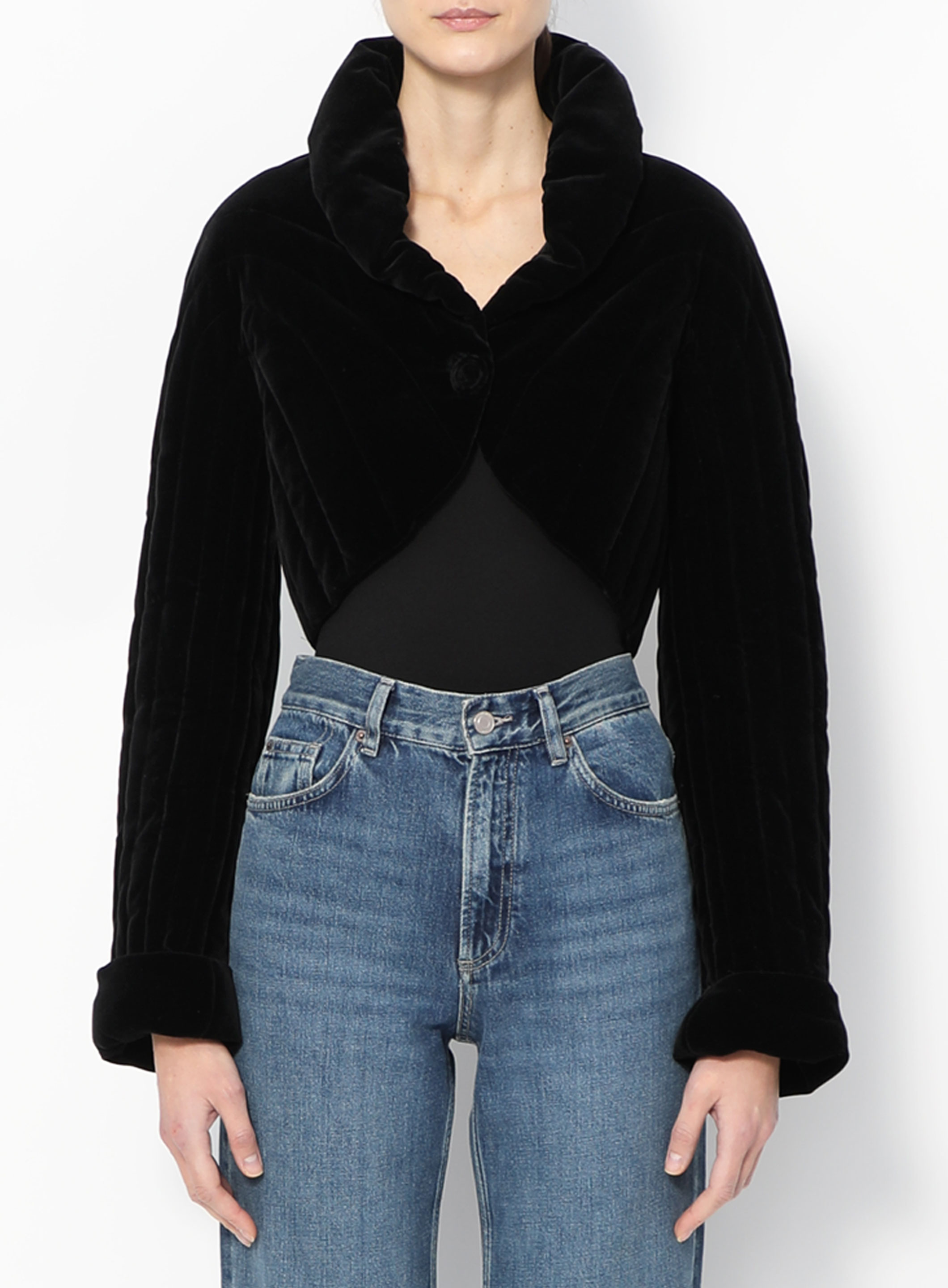 Cropped Velvet Jacket | Authentic & Vintage | ReSee