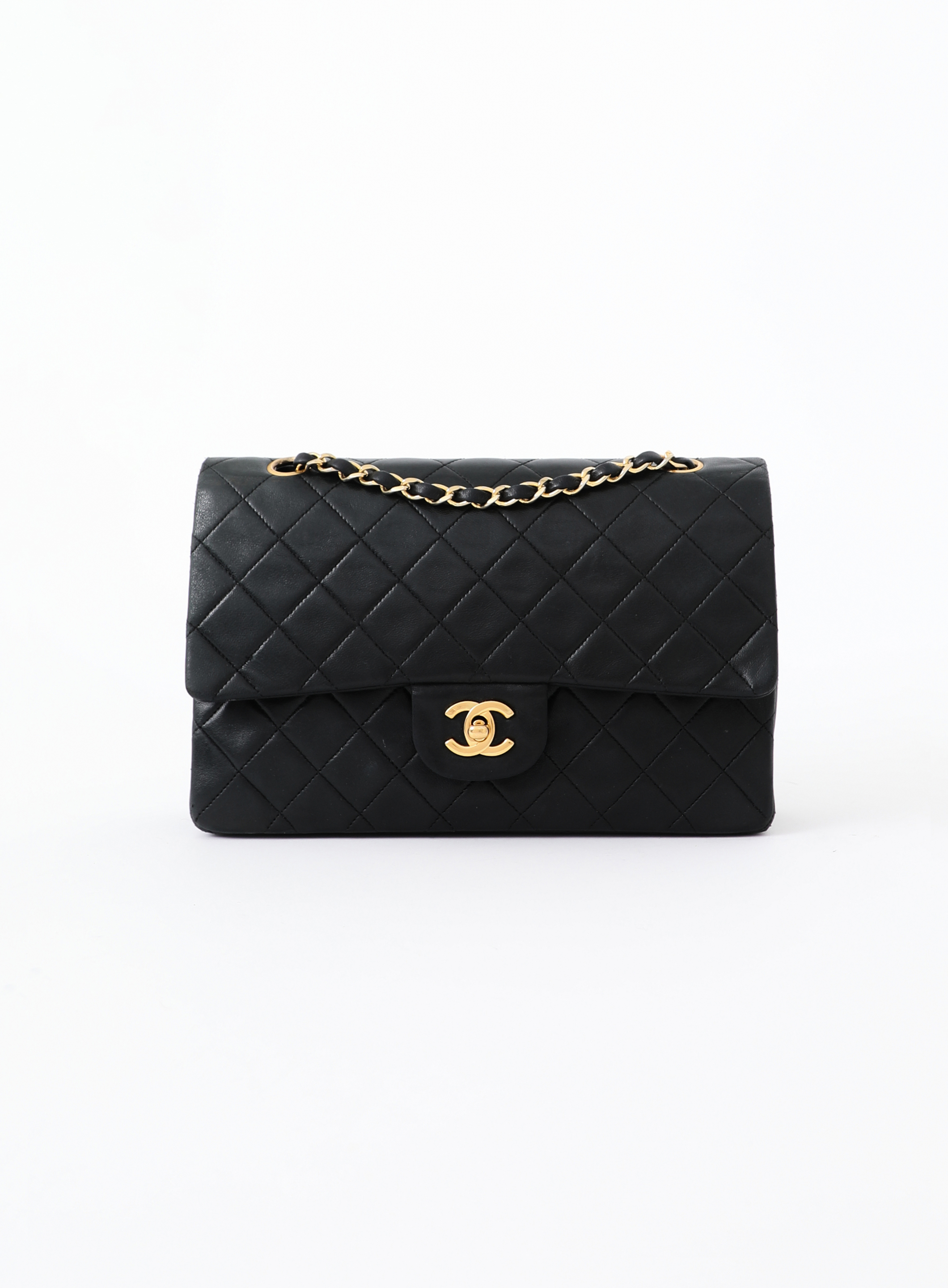 Black Classic Medium Timeless Bag | Authentic & Vintage | ReSee