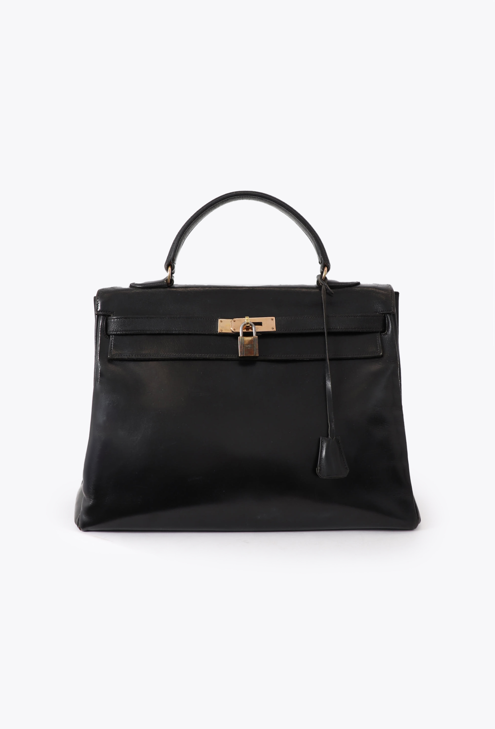 Vintage Black Box Kelly Retourné 35 - Hermès | Authentic & Vintage | ReSee