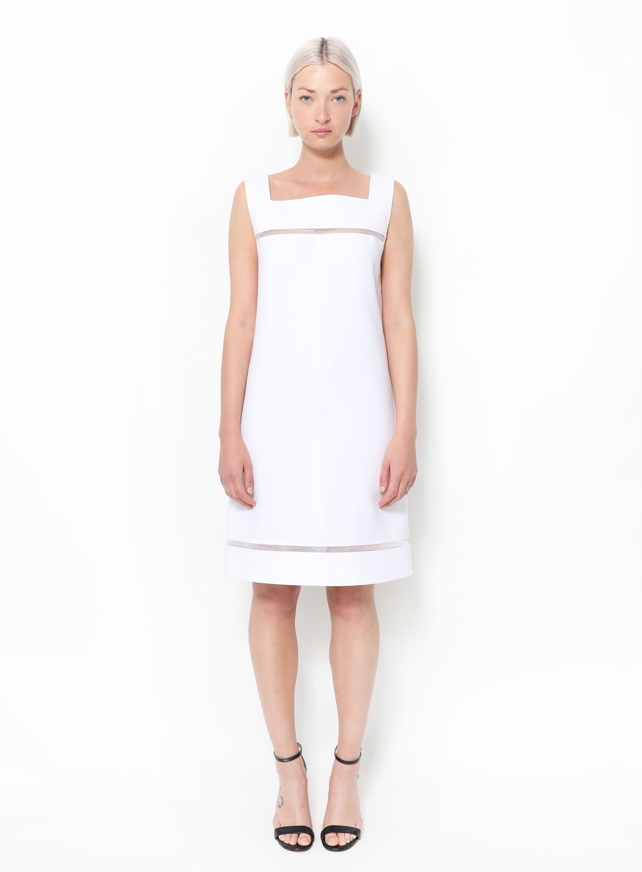 60s Mod Shift Dress White - Courrèges | ReSee