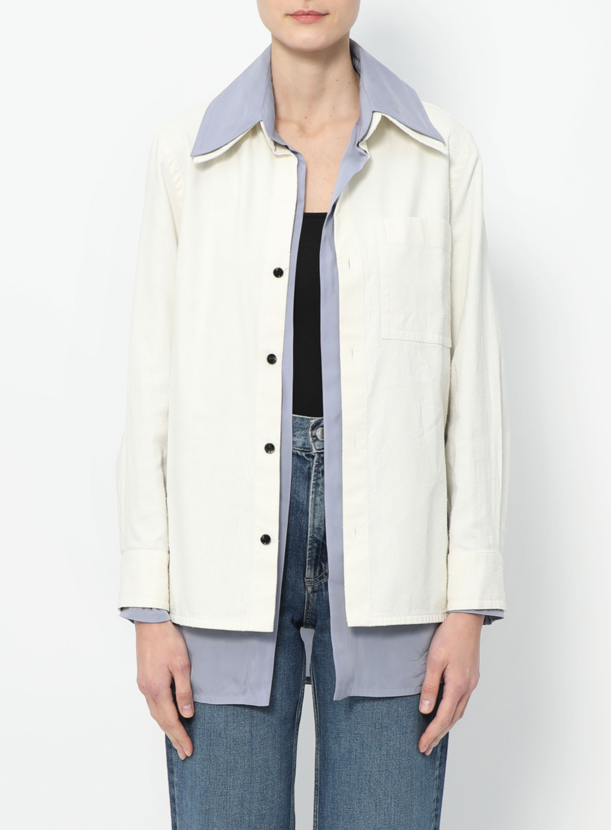 Layered Button-Front Shirt | Authentic & Vintage | ReSEE