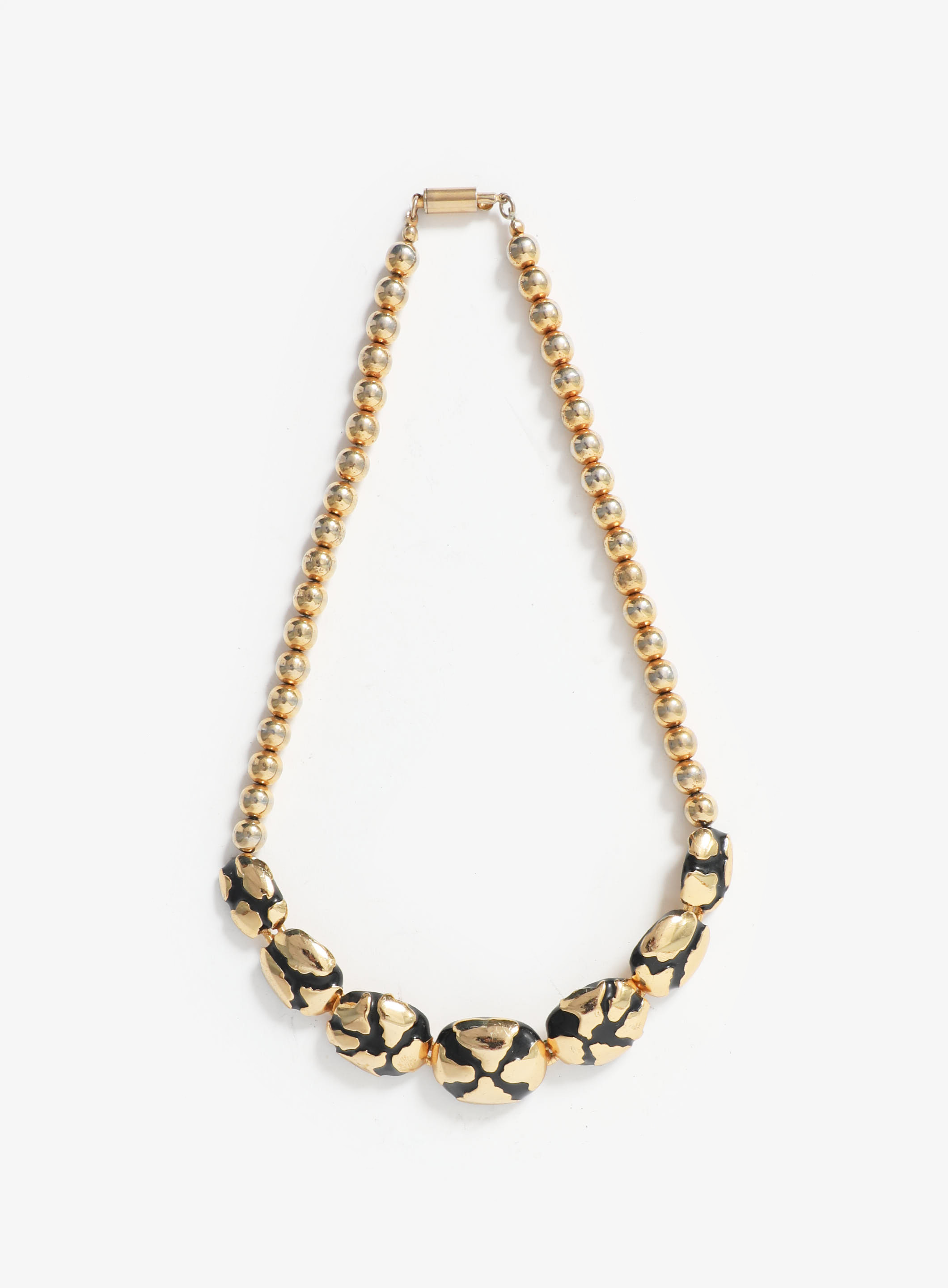 Vintage Metallic Beaded Choker | Authentic & Vintage | ReSee