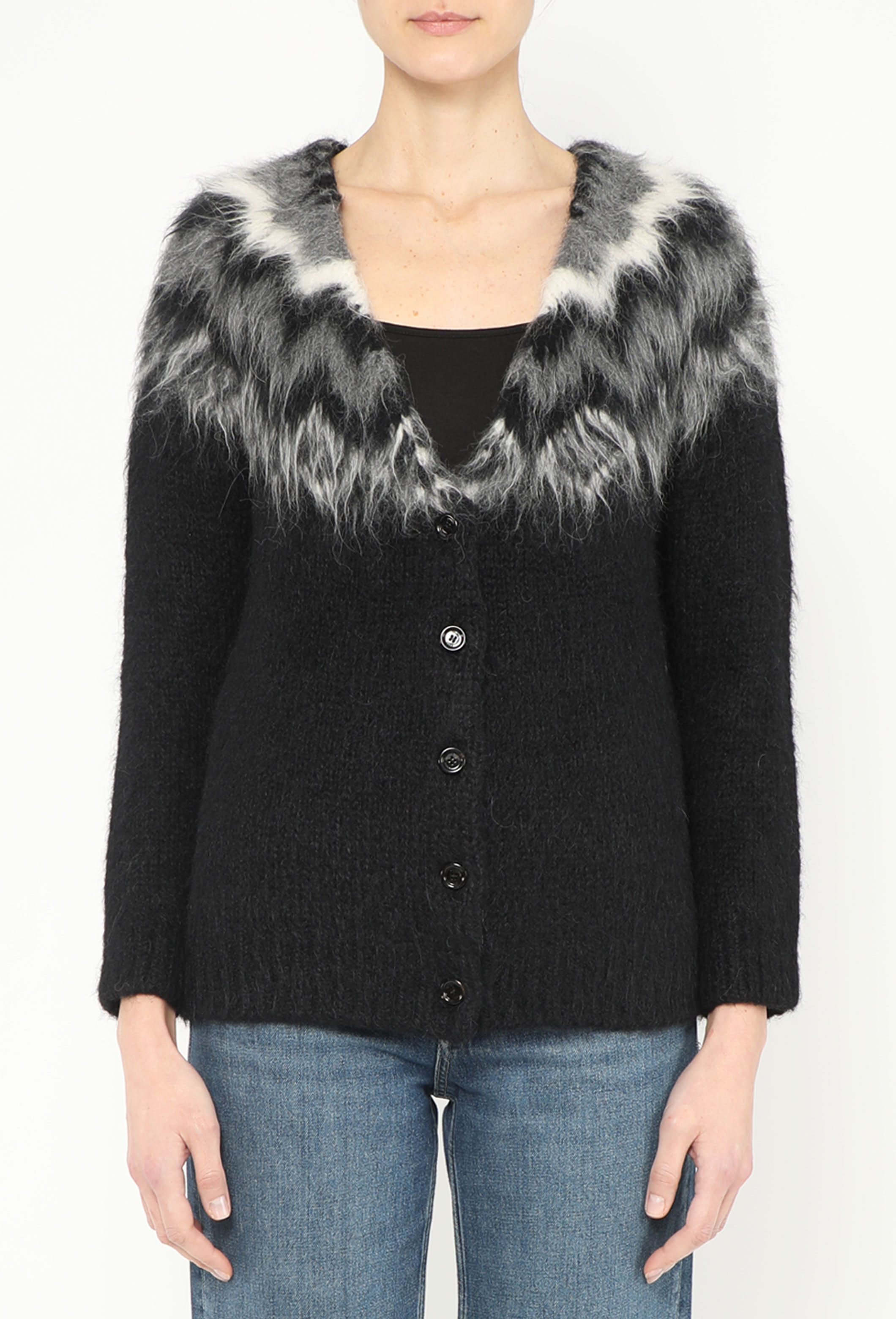 2019 Fair Isle Alpaca Cardigan - Céline | Authentic & Vintage | ReSee