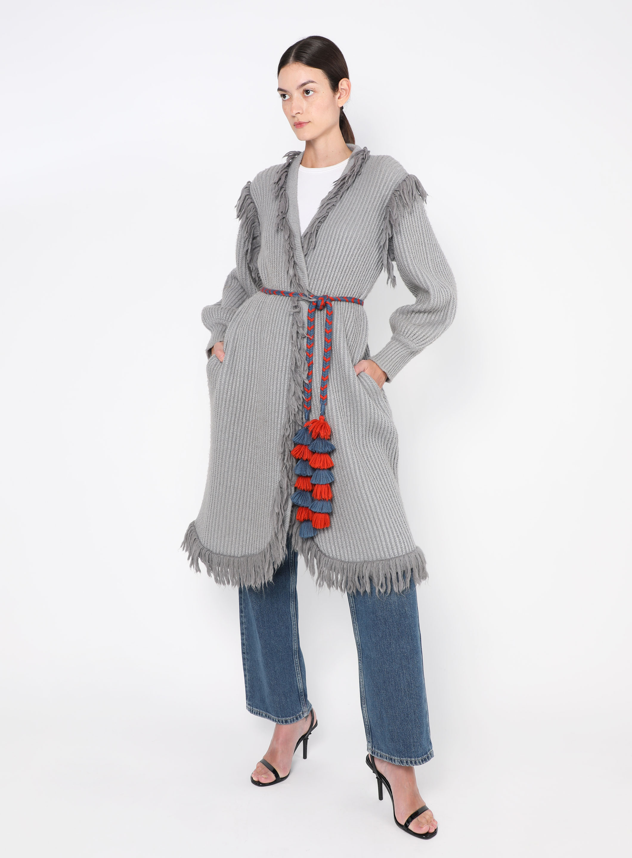 Late '70s Frayed Belted Cardigan | Authentic & Vintage | ReSee