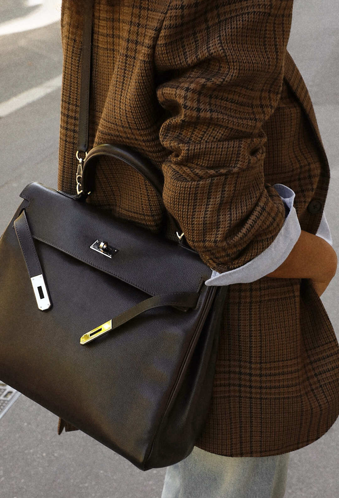 Evergrain Ébène Kelly Retourné 35 - Hermès | ReSee