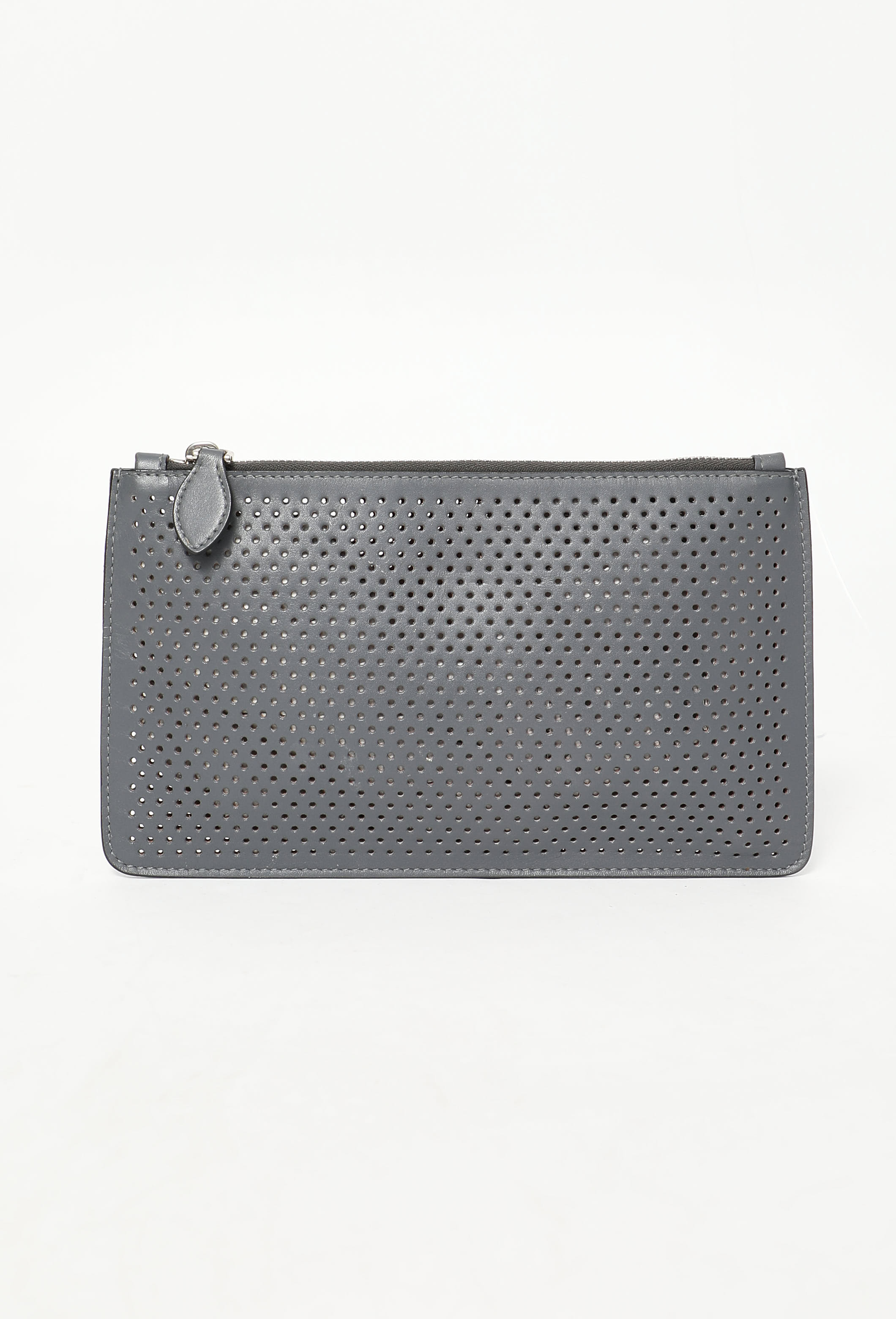 Grey Perforated Pouch | Authentic & Vintage | ReSee