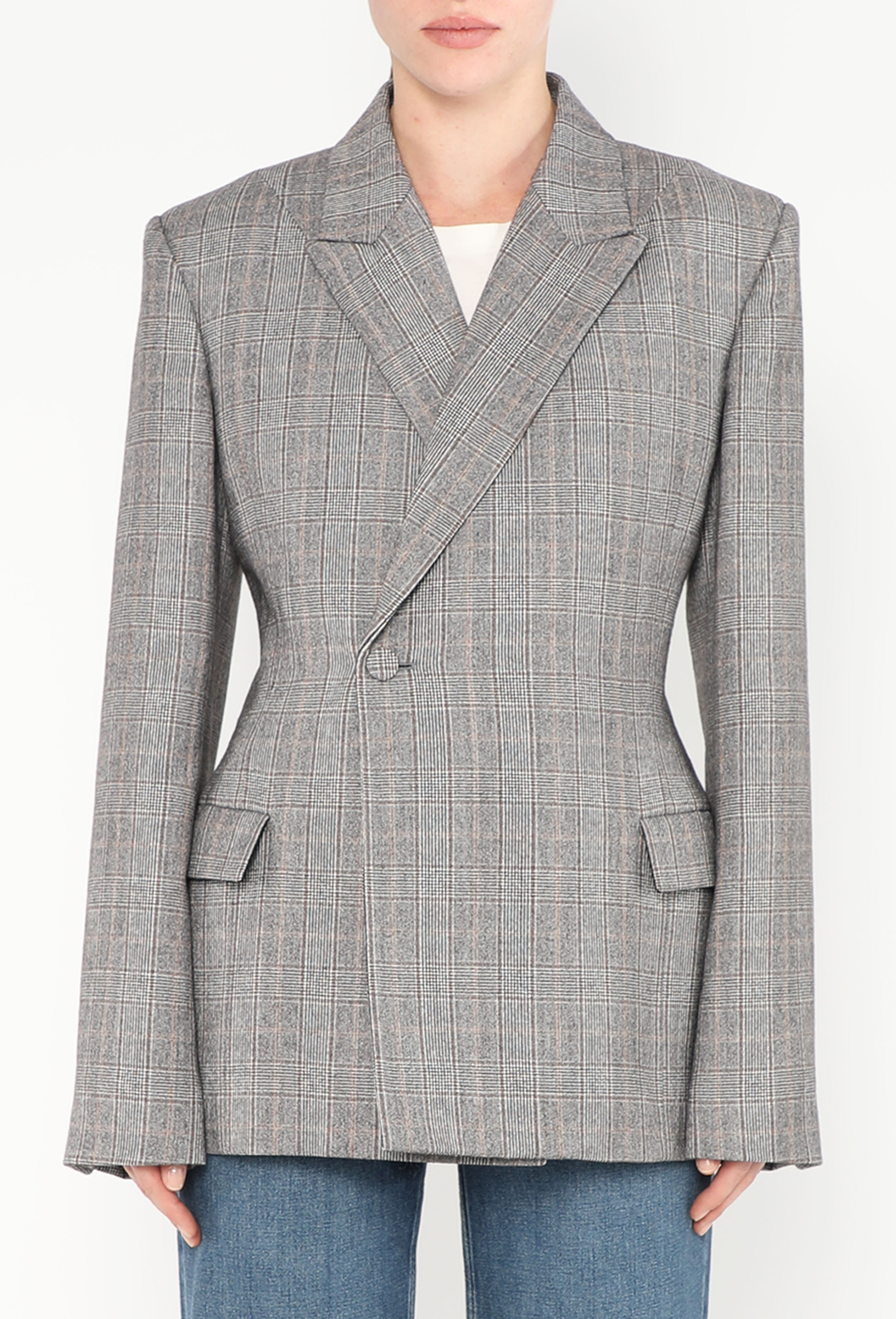 Resort 2020 Plaid Hourglass Blazer | Authentic & Vintage | ReSee