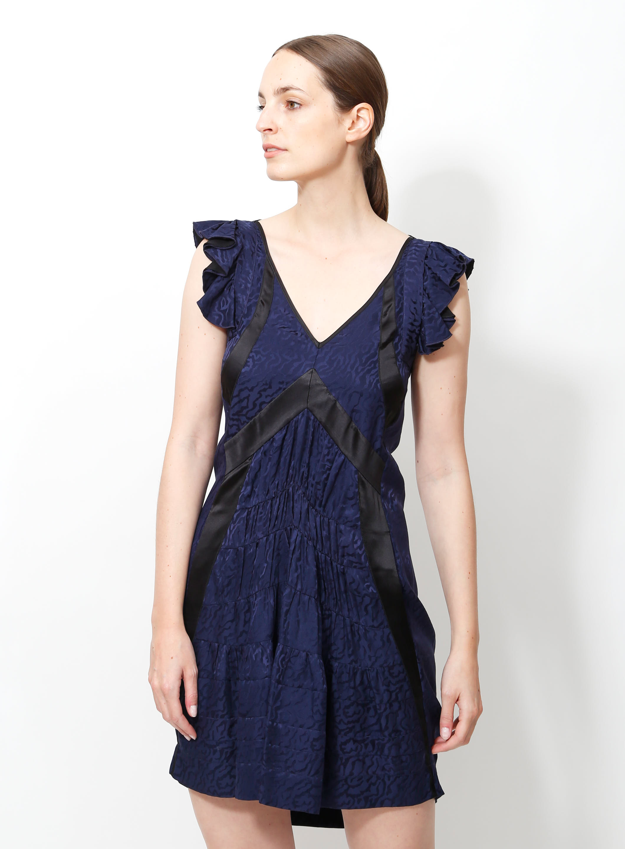 2009 Ruffled Silk Dress | Authentic & Vintage | ReSee