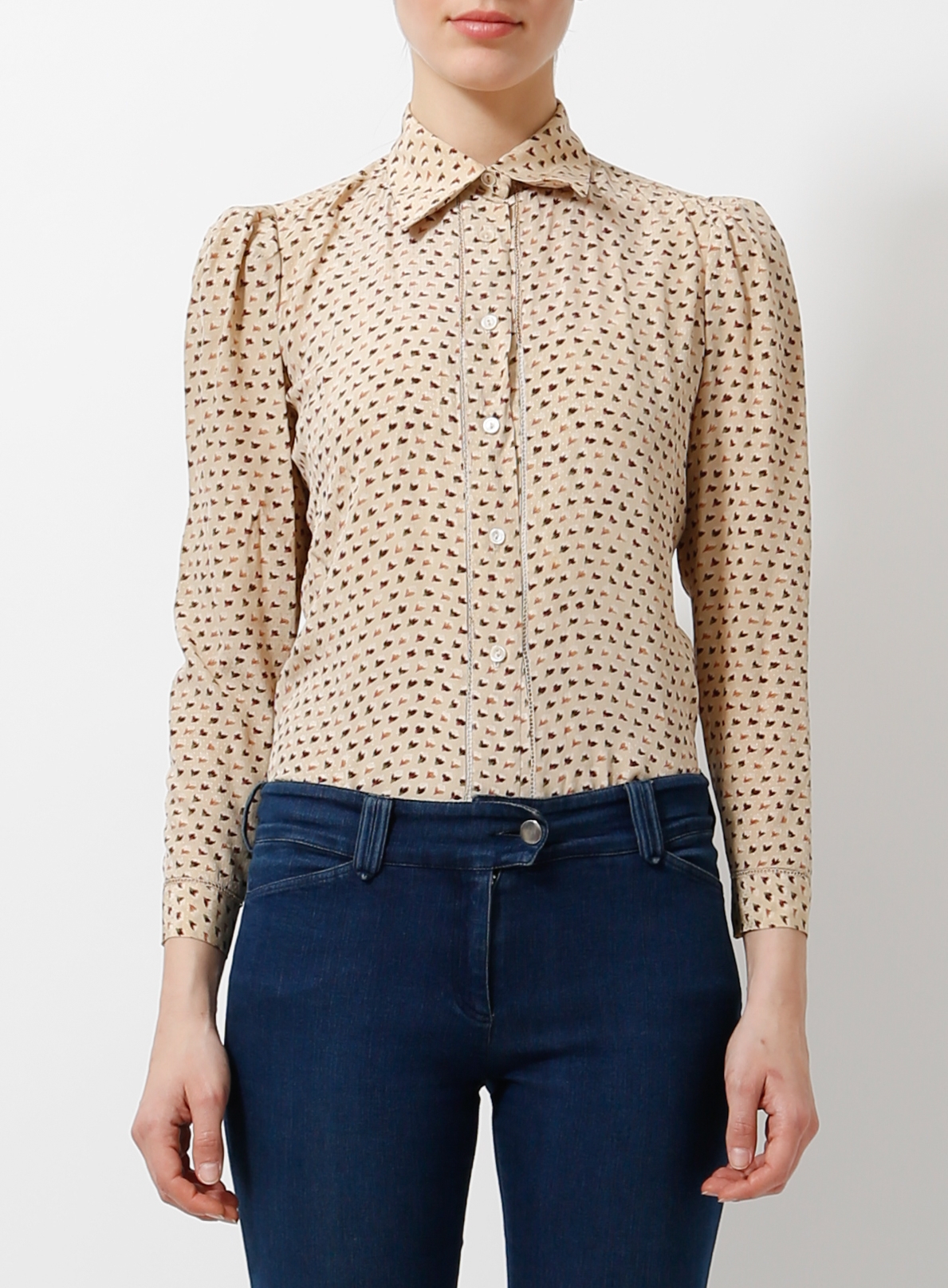 Dotted Silk Blouse | Authentic & Vintage | ReSee