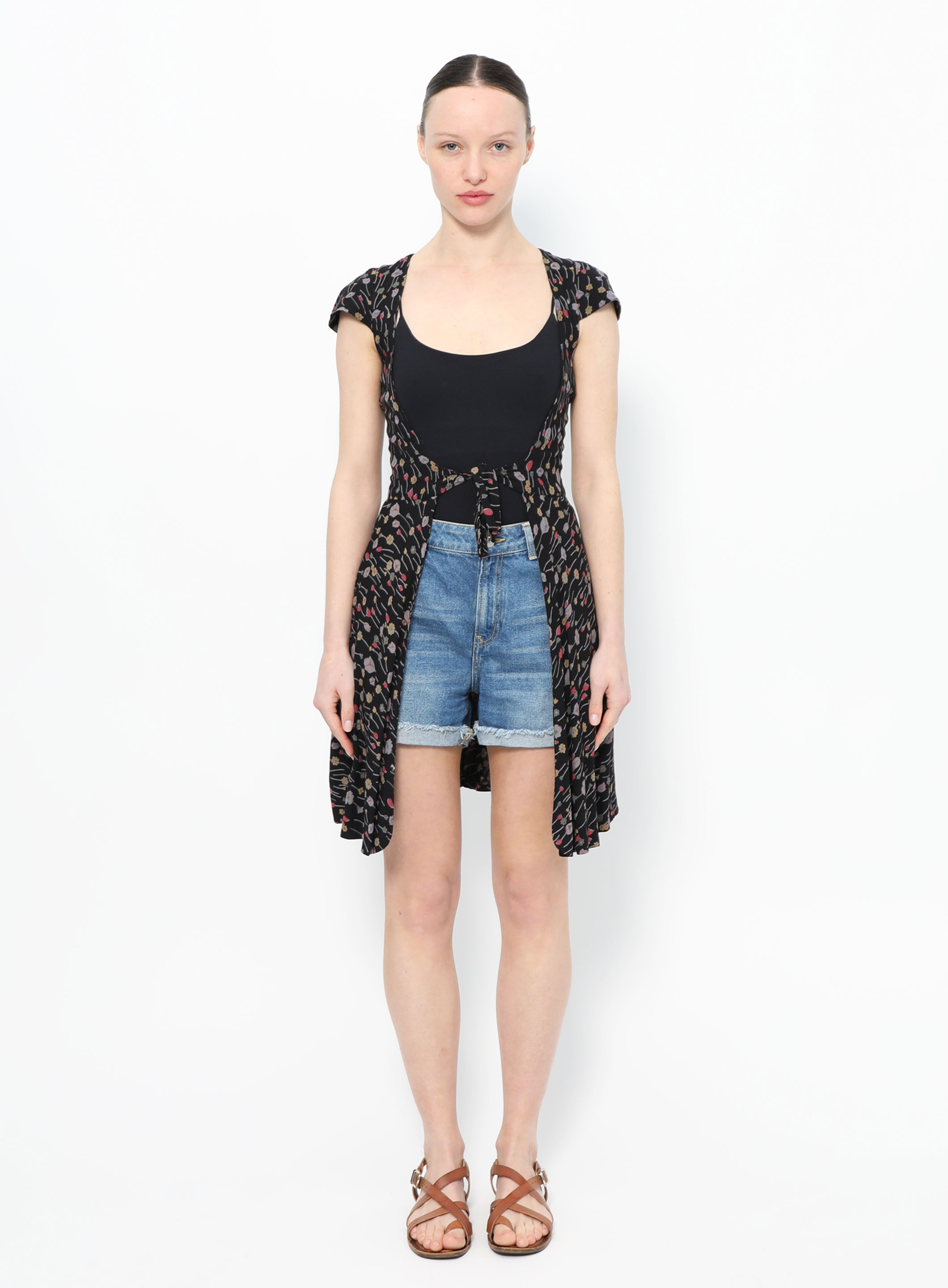Floral Wrap Tunic Top | Authentic & Vintage | ReSee