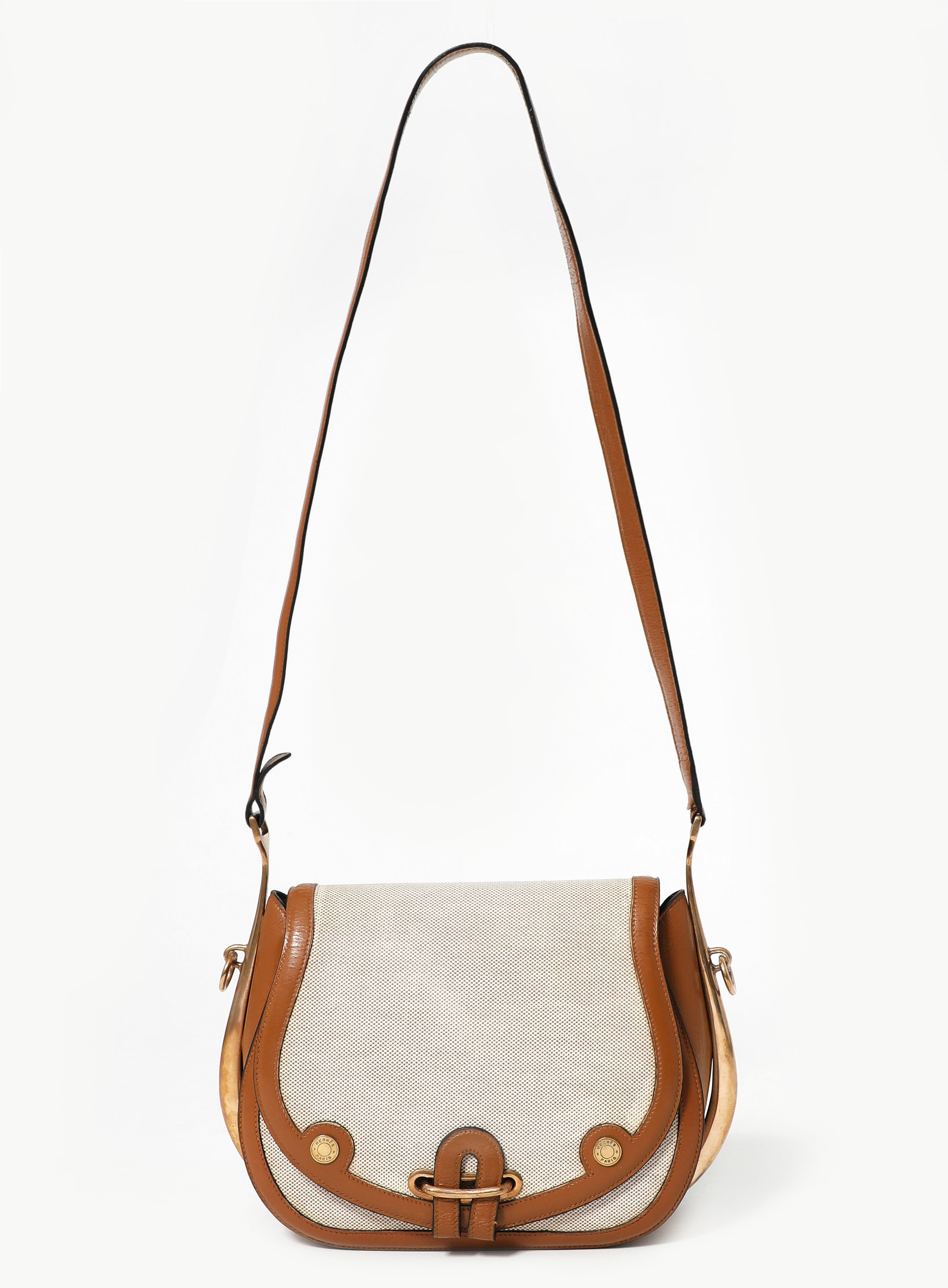 Rare Gold Smooth Grain Calfskin Passe-Guide Bag | Authentic & Vintage ...