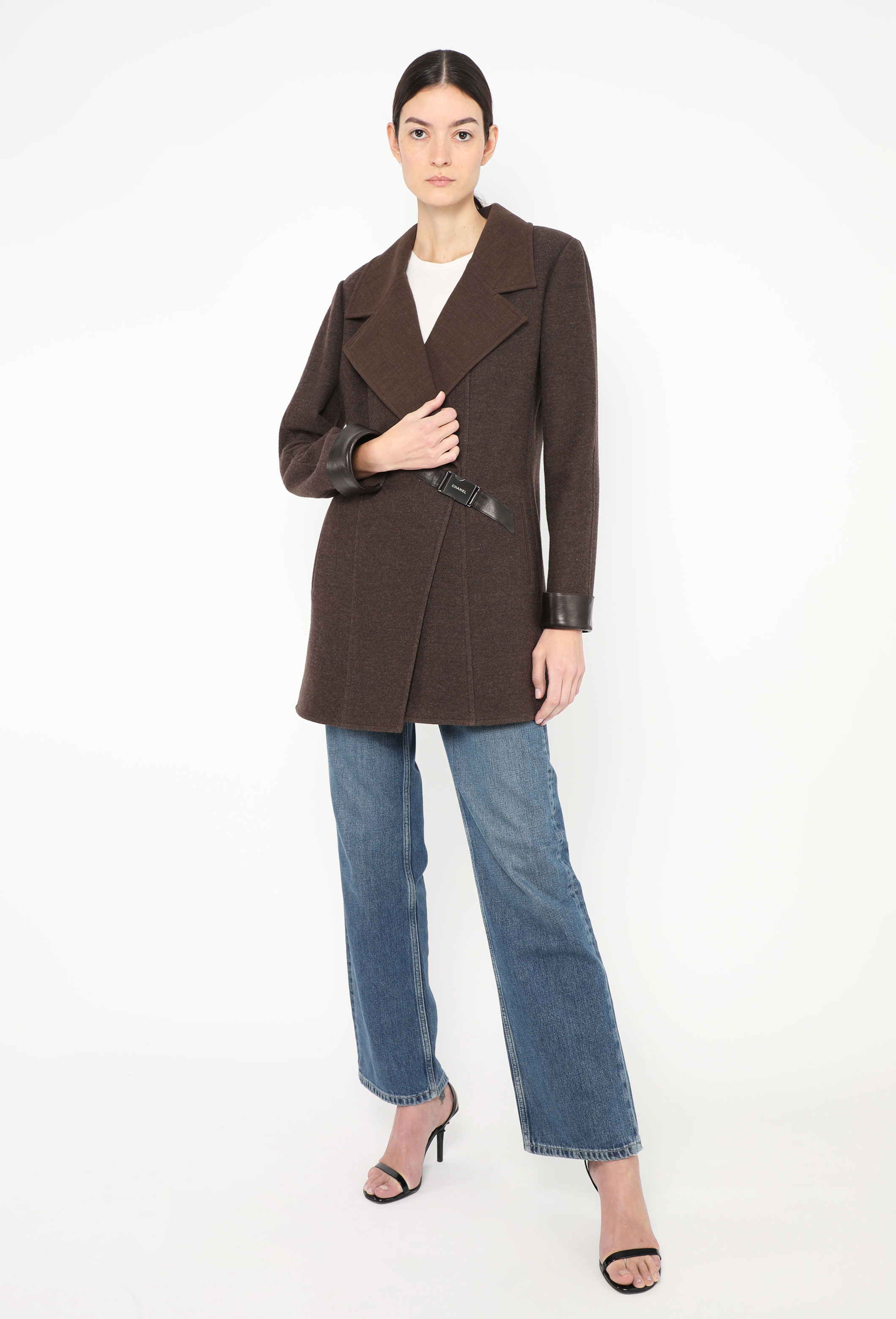 2000 Buckled Wool Coat | Authentic & Vintage | ReSee
