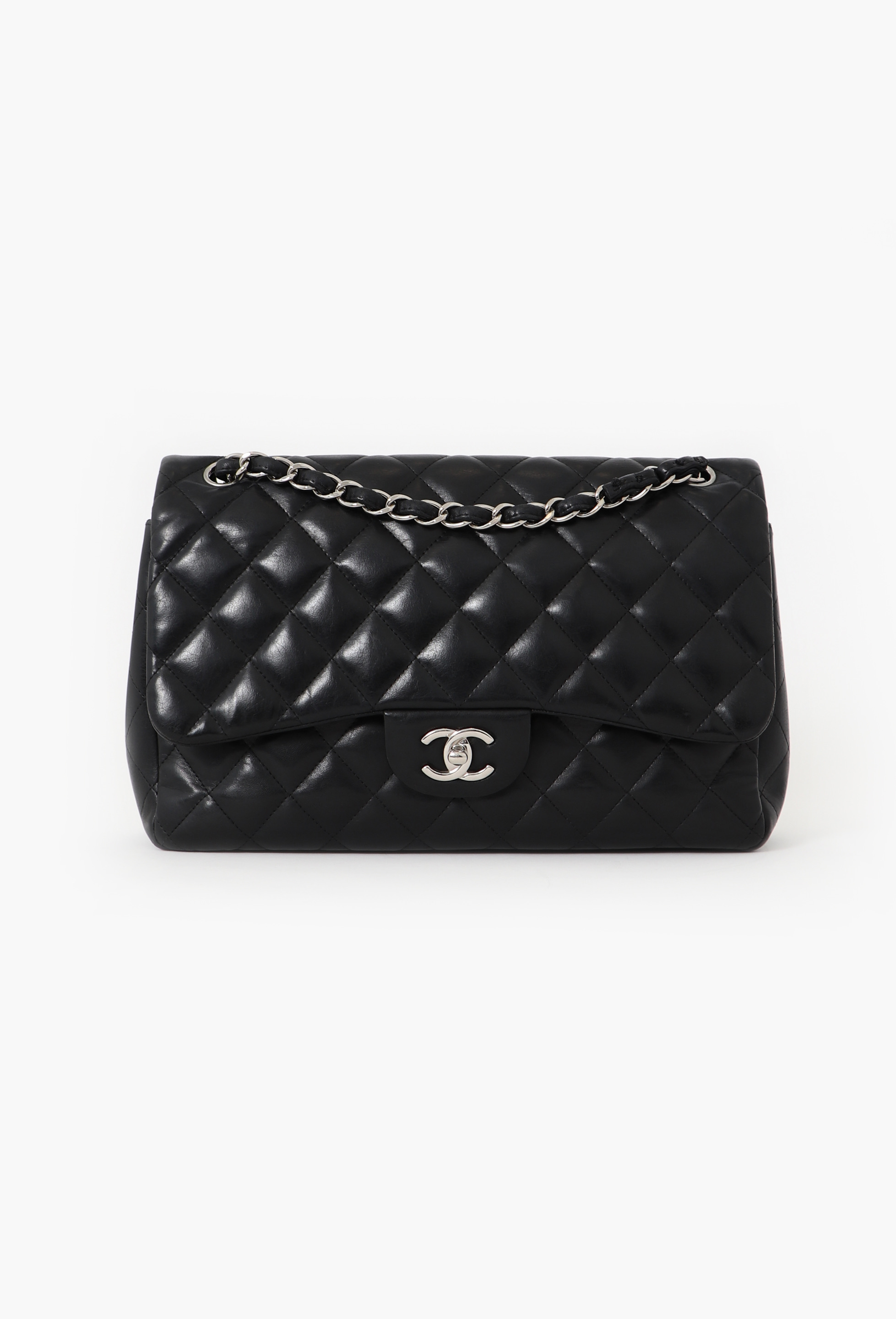 Black Jumbo Timeless Bag | Authentic & Vintage | ReSee