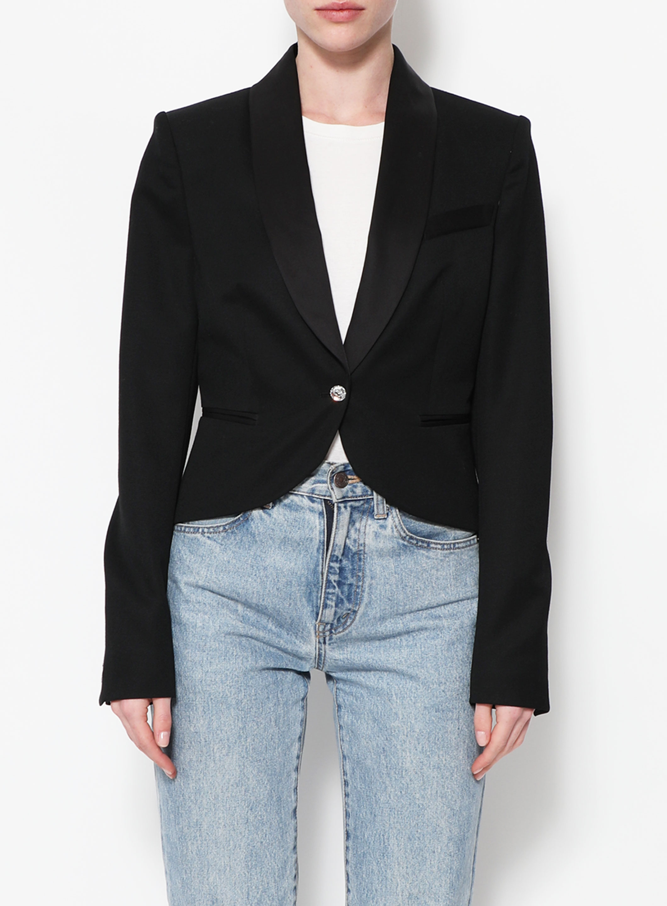 2020 Cropped Smoking Blazer | Authentic & Vintage | ReSee