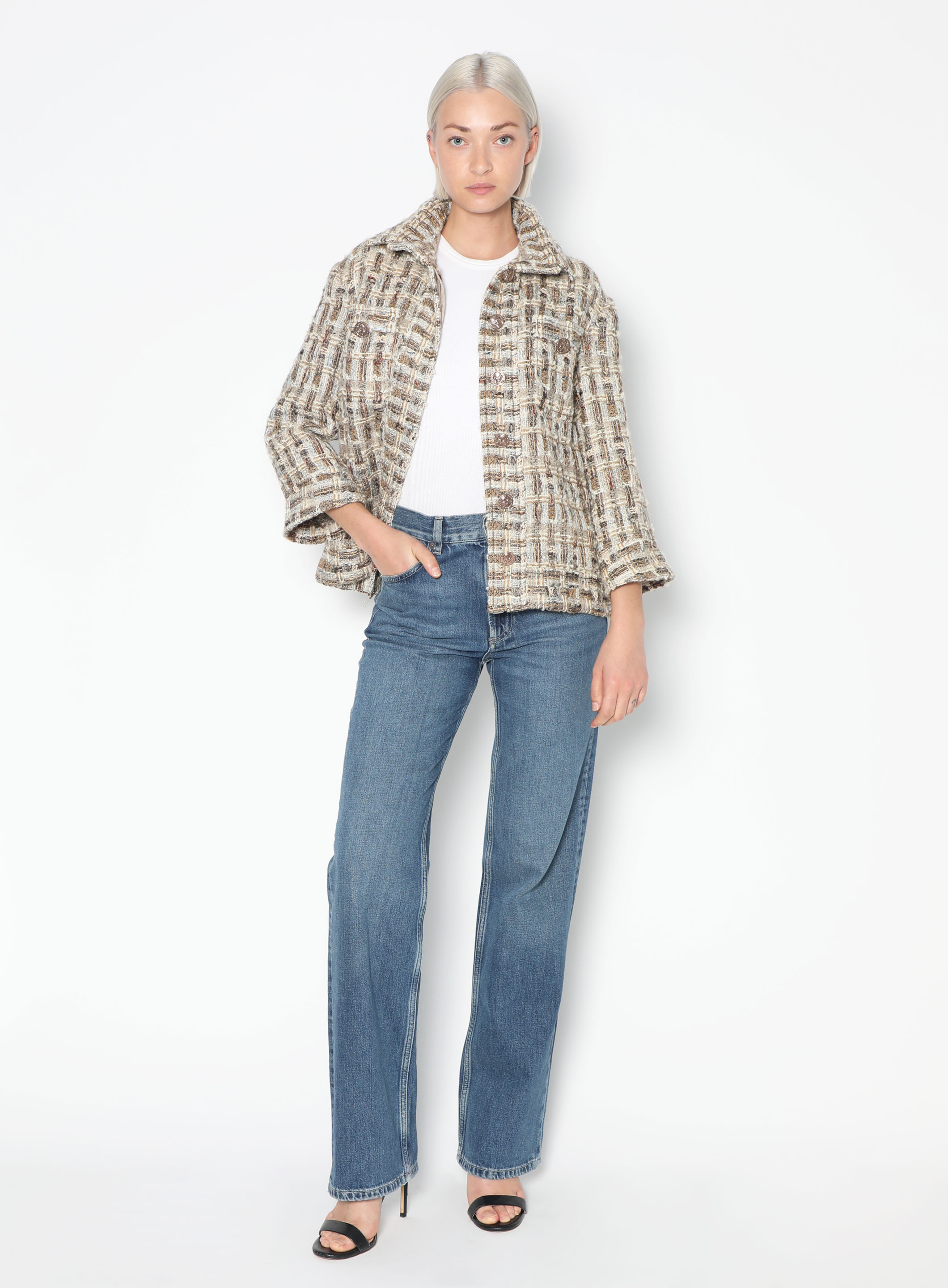 Tweed 'CC' Coin Jacket | Authentic & Vintage | ReSee