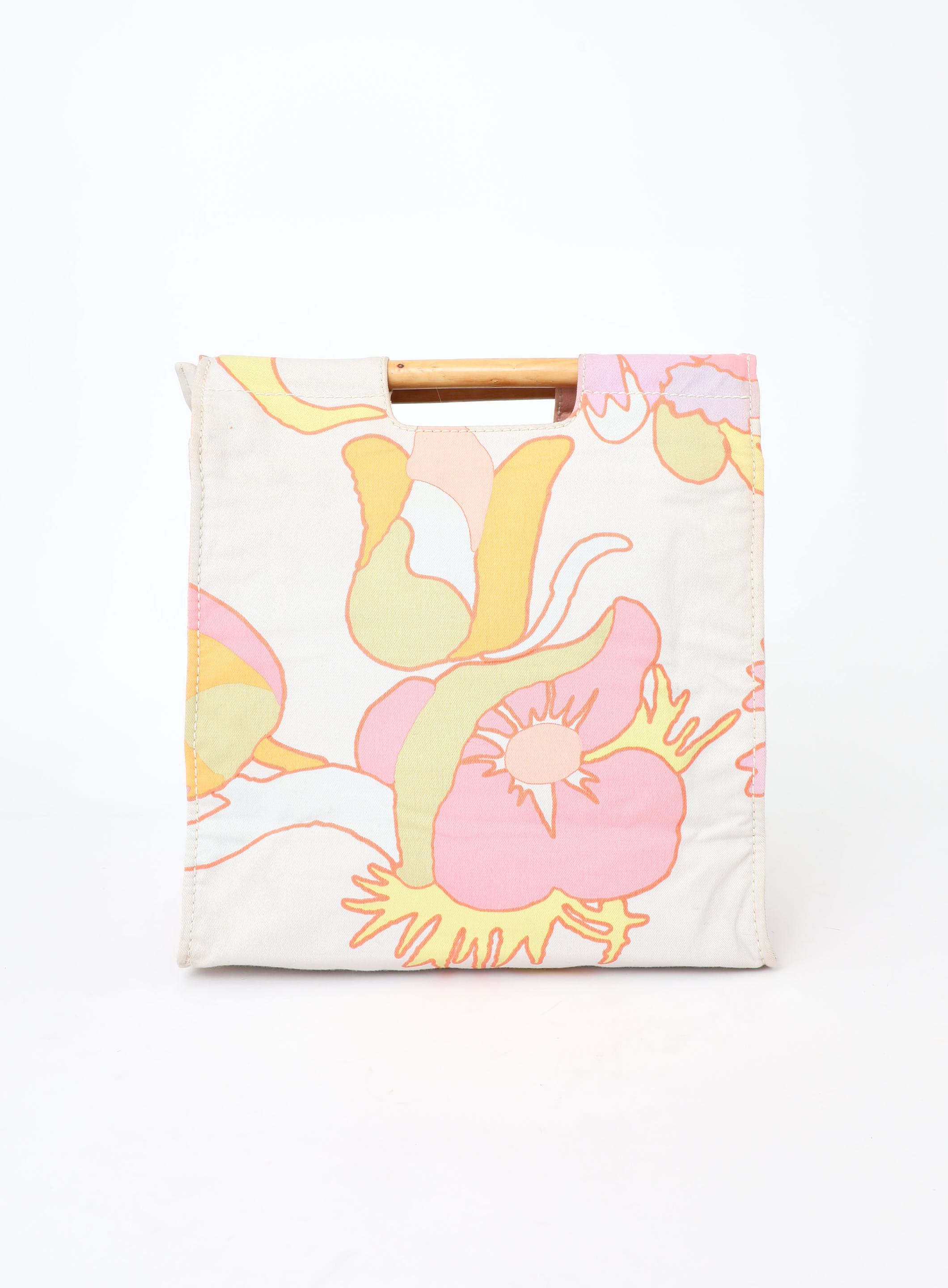 2003 Floral Canvas Tote Bag | Authentic & Vintage | ReSee