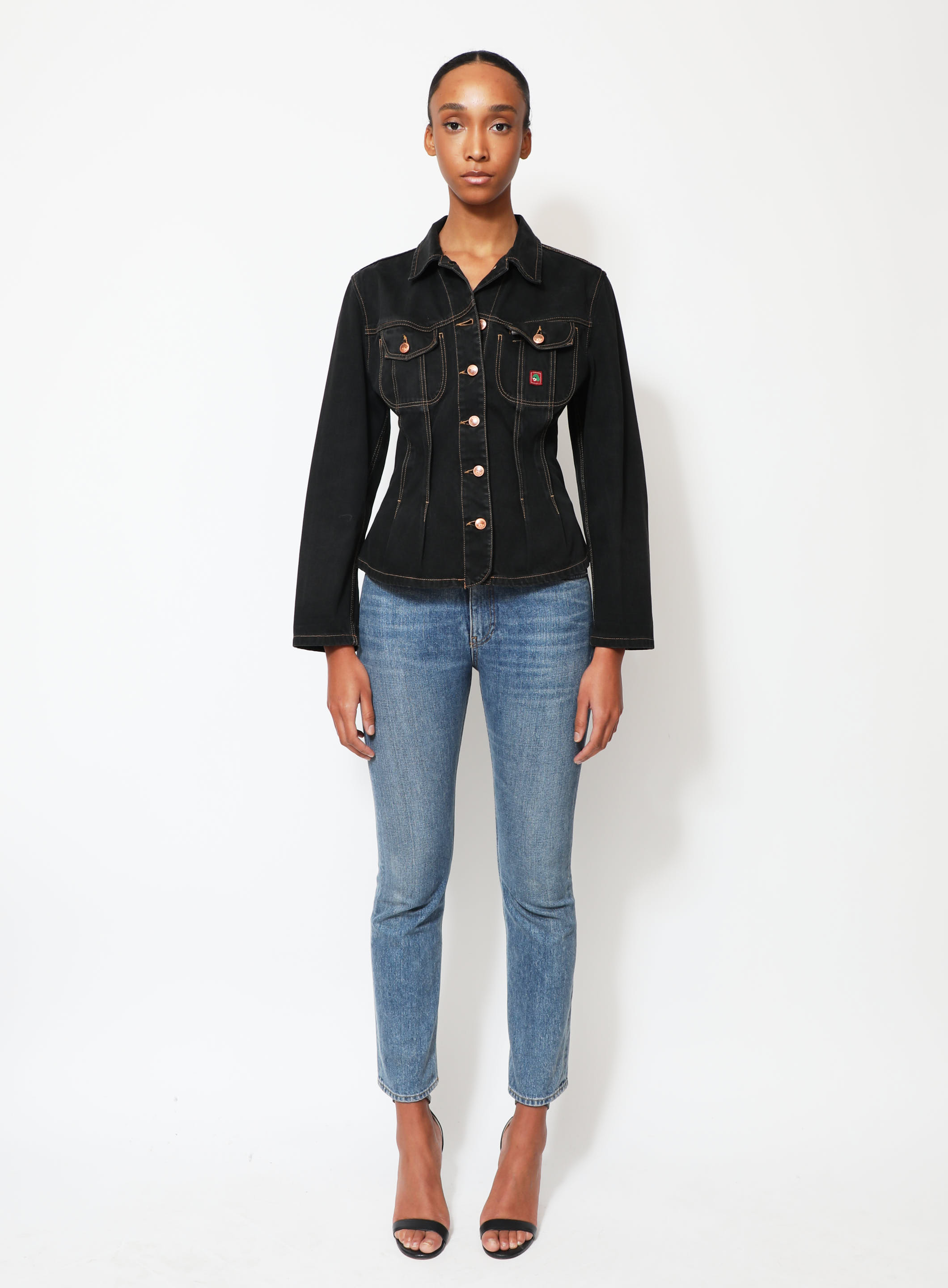 80s Cinched Denim Jacket | Authentic & Vintage | ReSEE