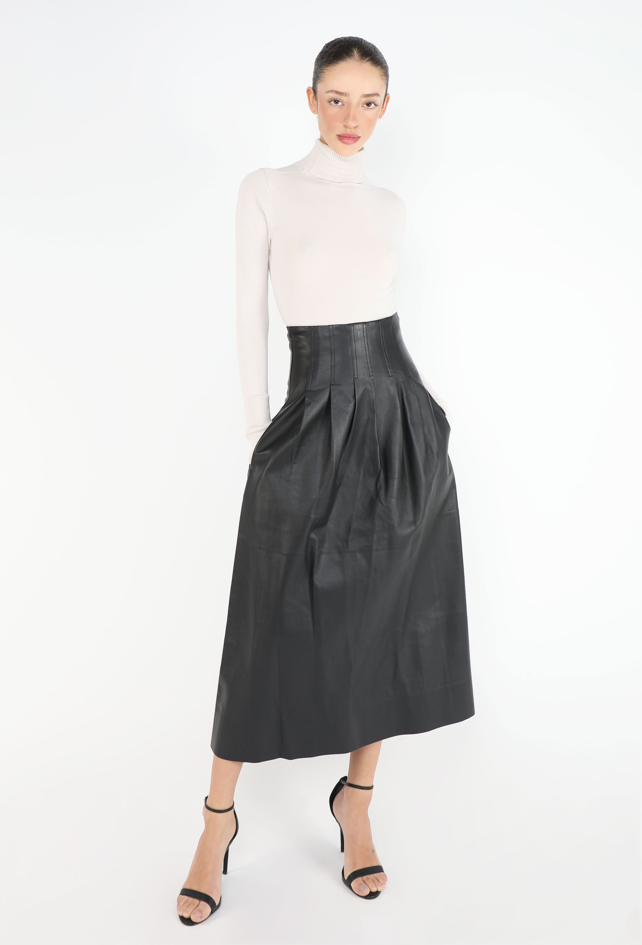 Pre-Fall 2022 Lambskin Pleated Skirt - Chloé | ReSee