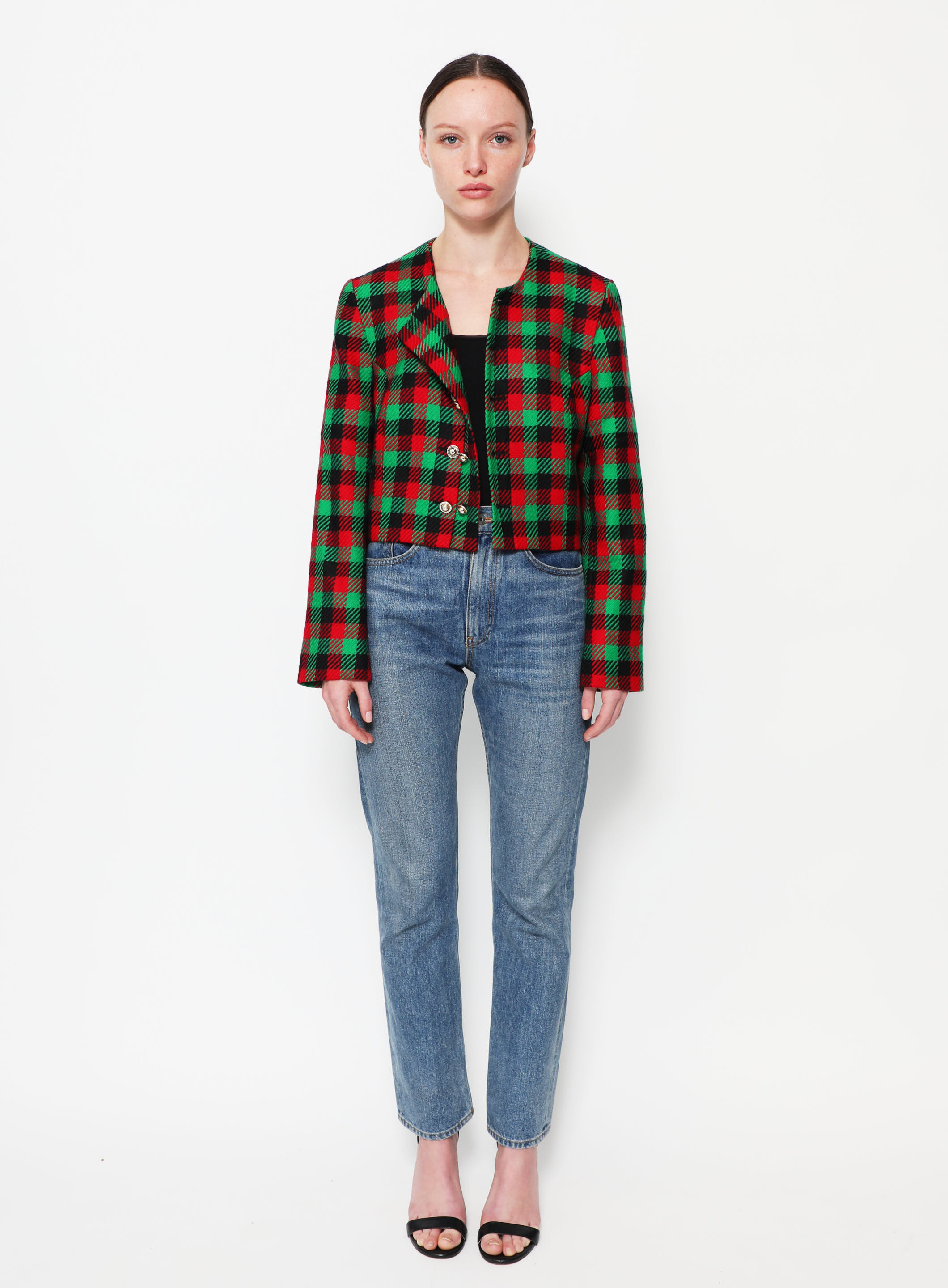 Vintage Checkered Wool Jacket | Authentic & Vintage | ReSee