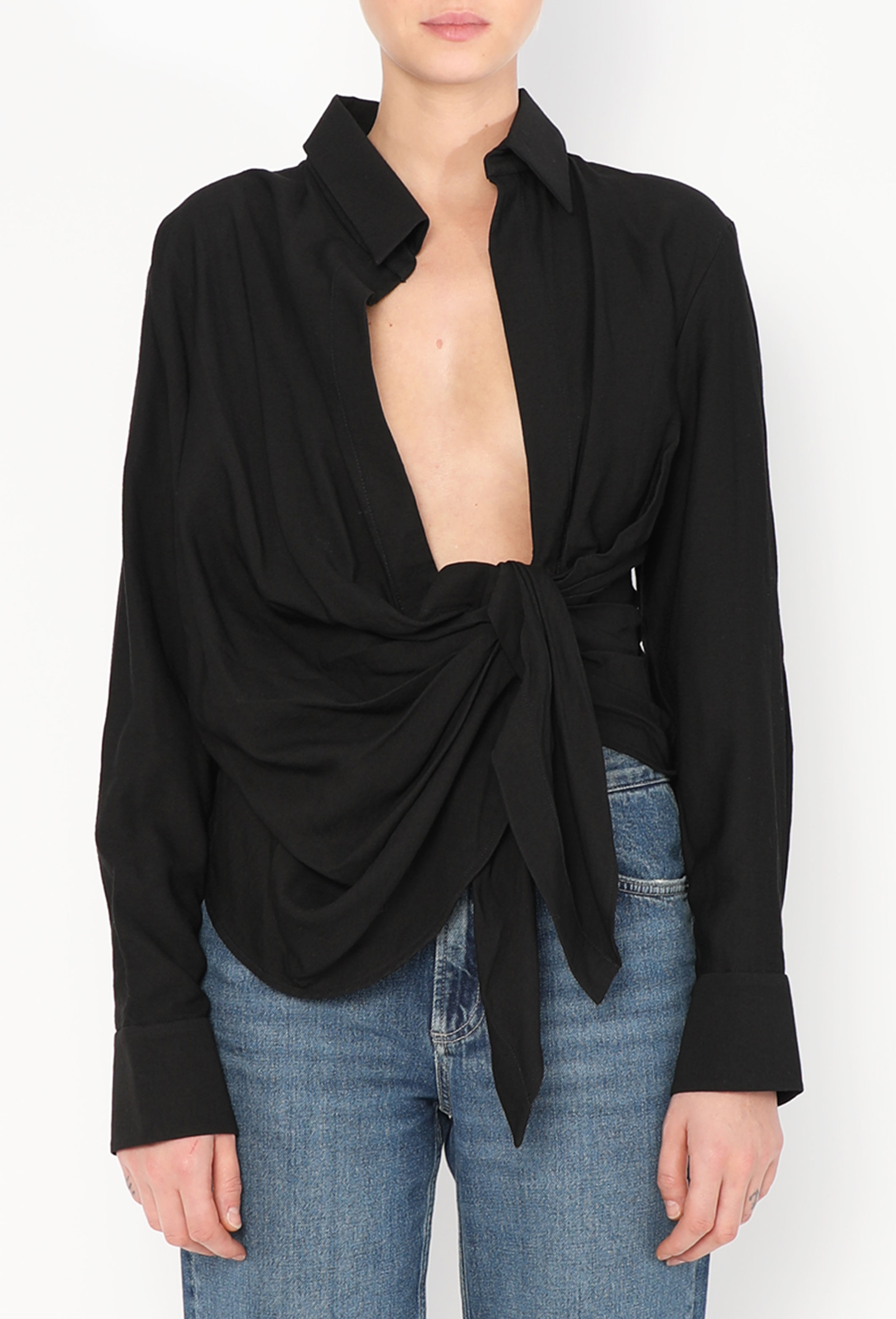 2022 Draped Wrap Top | Authentic & Vintage | ReSee