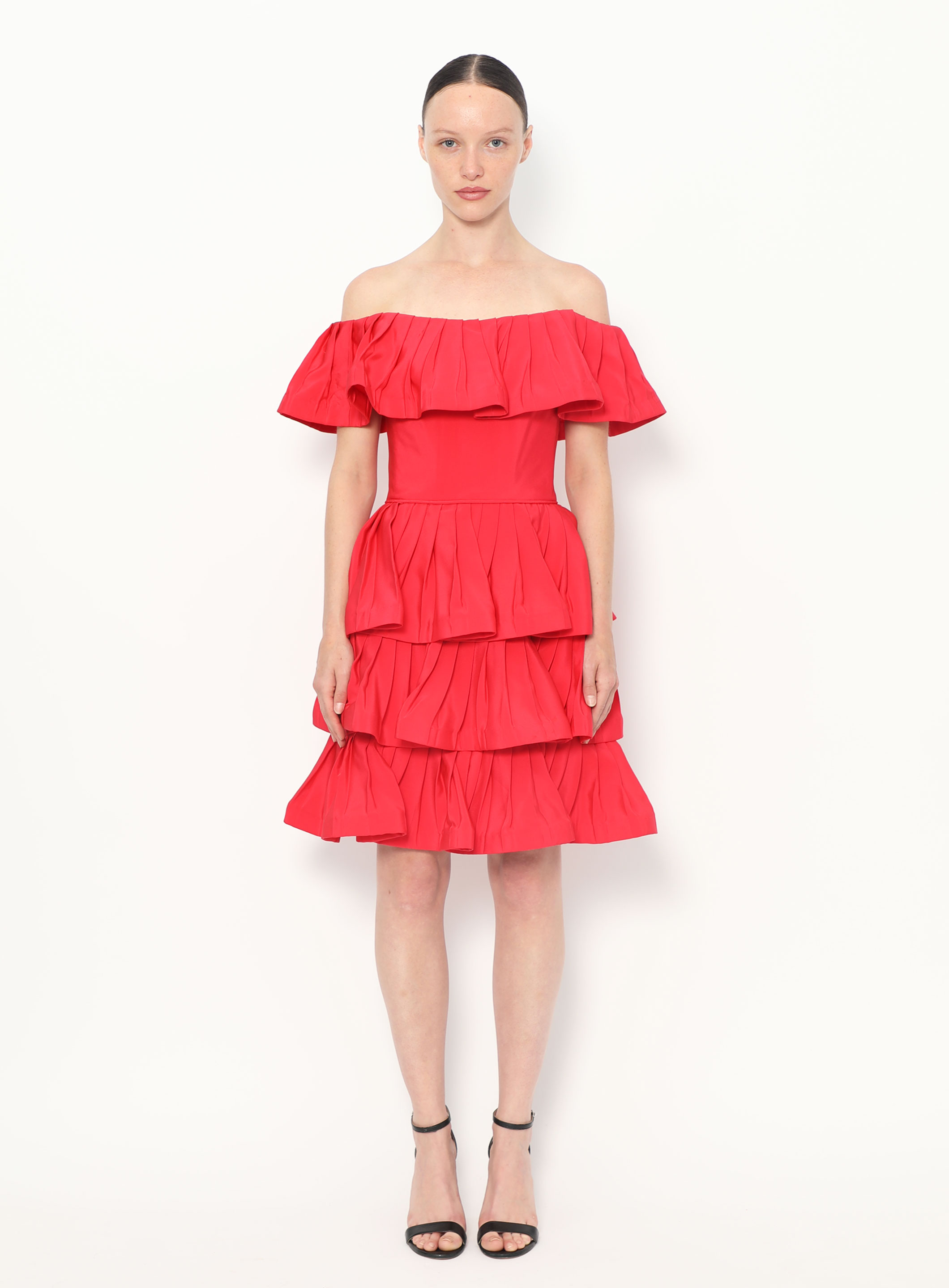 Off-Shoulder Ruffled Dress | Authentic & Vintage | ReSee