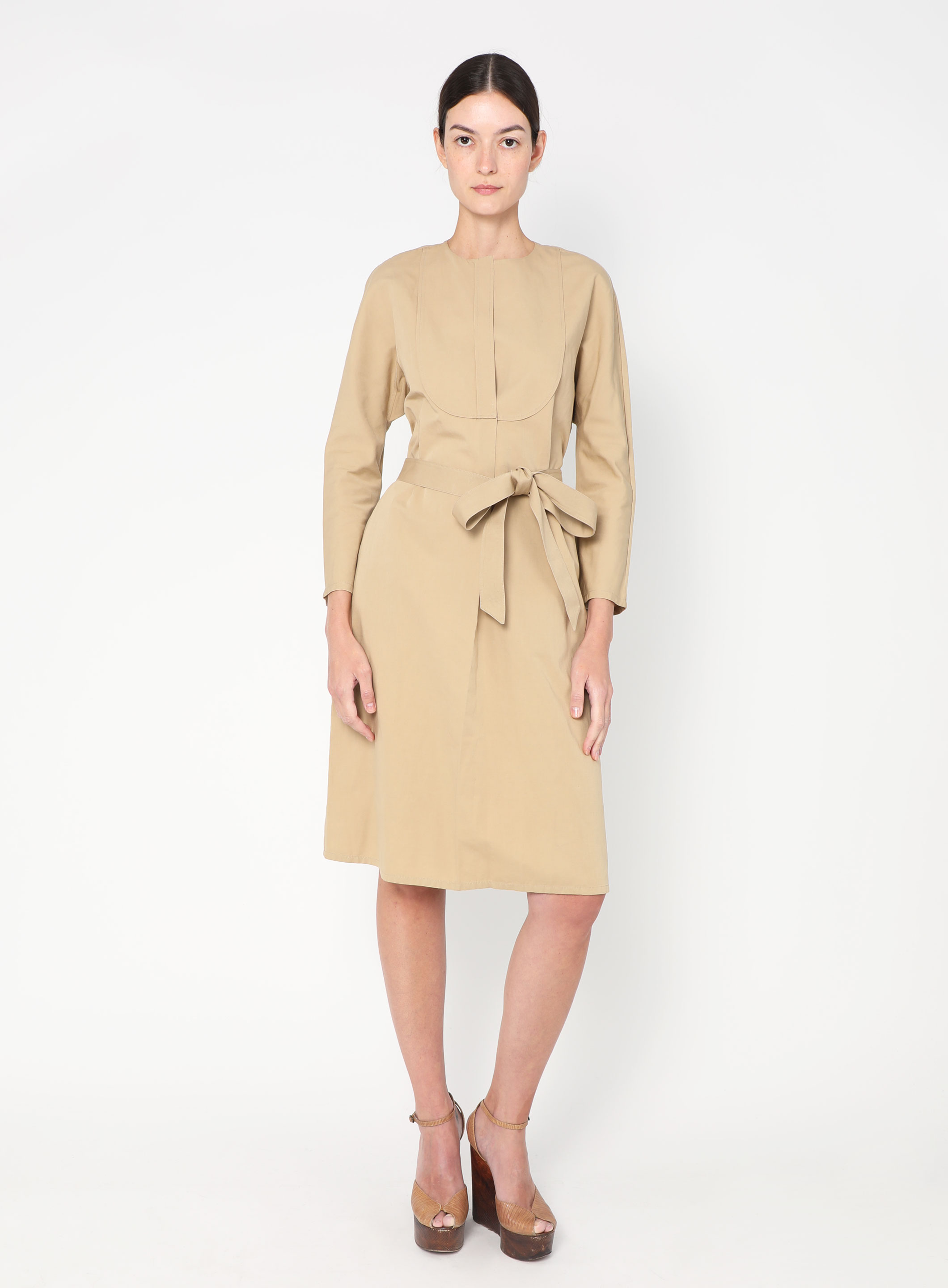Atlantique Ascoli Belted Linen Tunic | Authentic & Vintage | ReSee