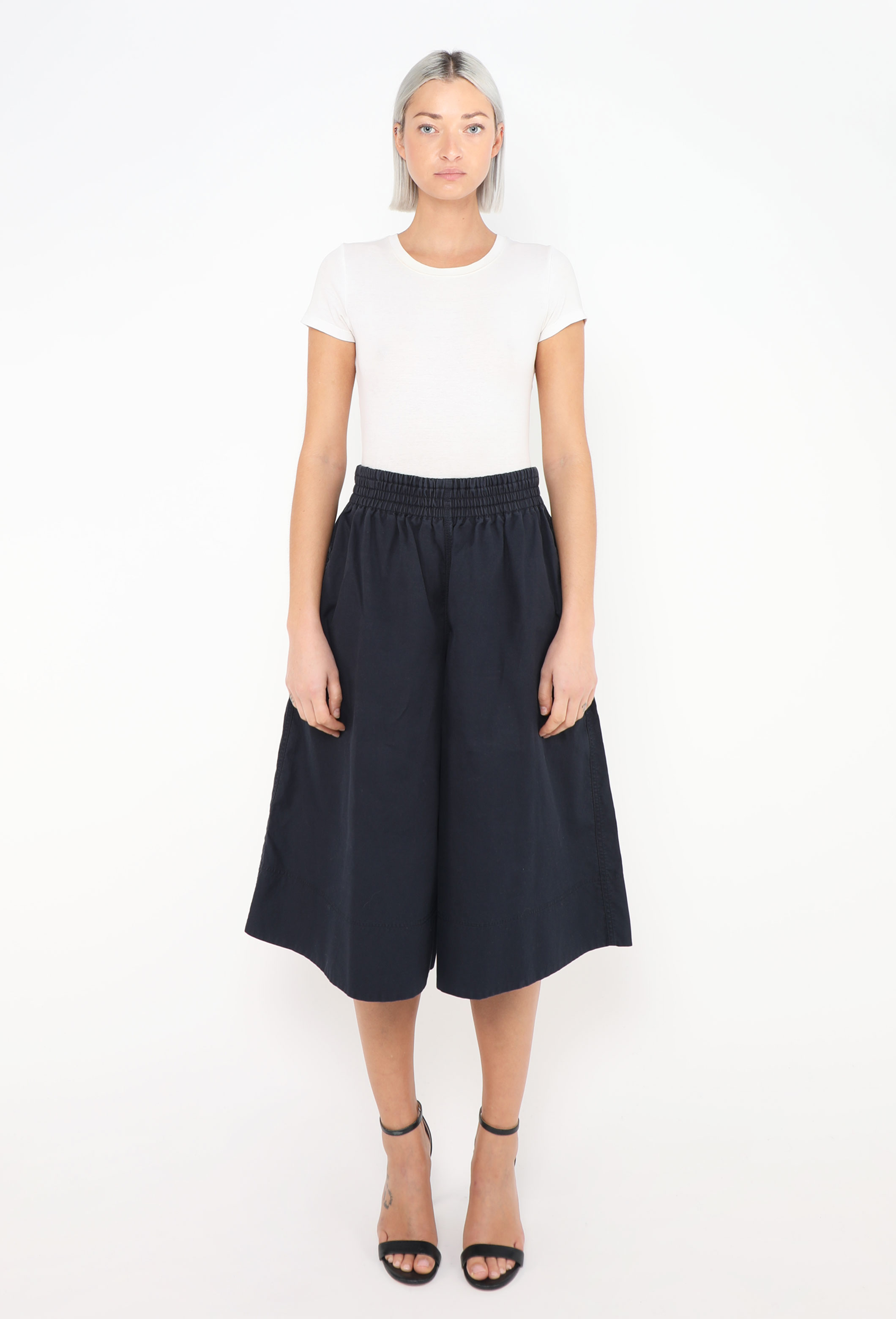 Jupe-Culotte Évasée Popeline - Céline | ReSee
