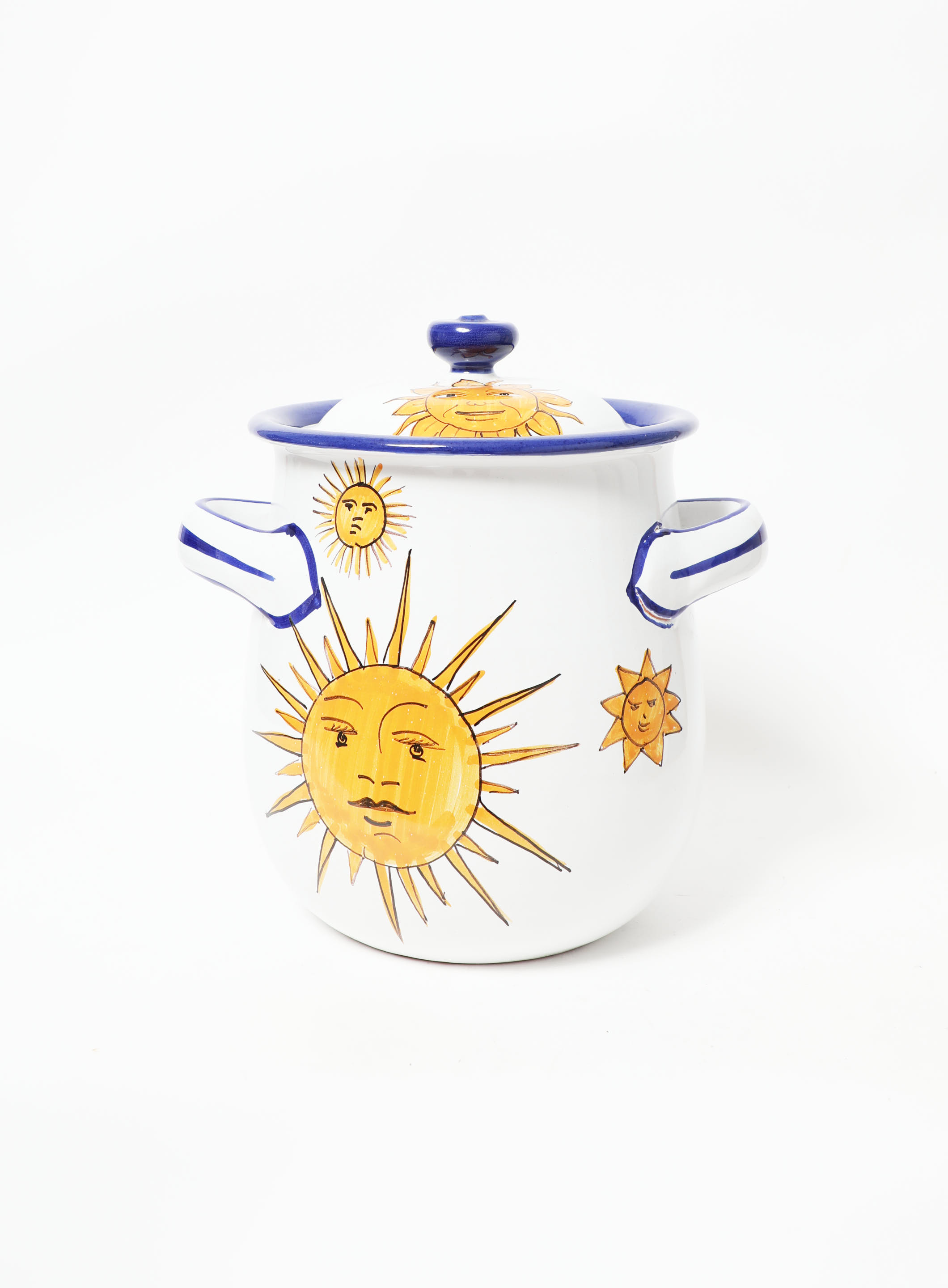 Rare '60s Earthenware Sun Pot | Authentic & Vintage | ReSee