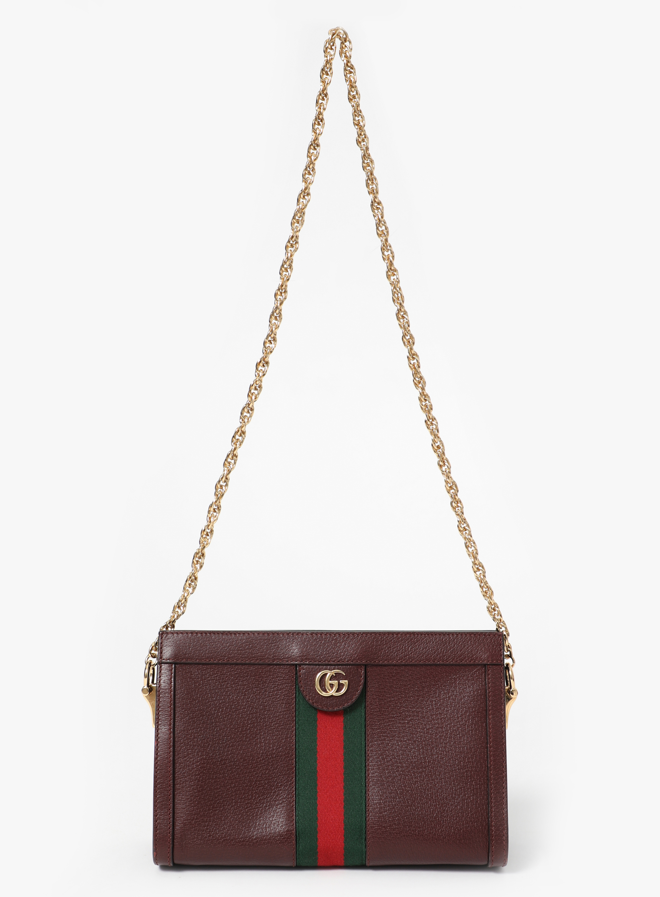 Burgundy Ophidia Small Shoulder Bag | Authentic & Vintage | ReSee