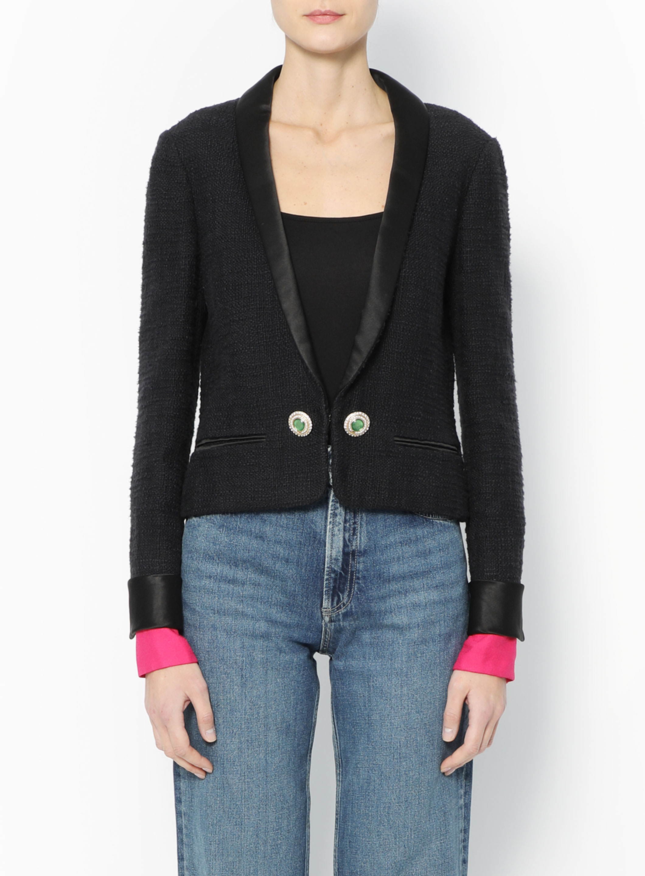 Paris-Bombay Tweed Smoking Jacket | Authentic & Vintage | ReSee